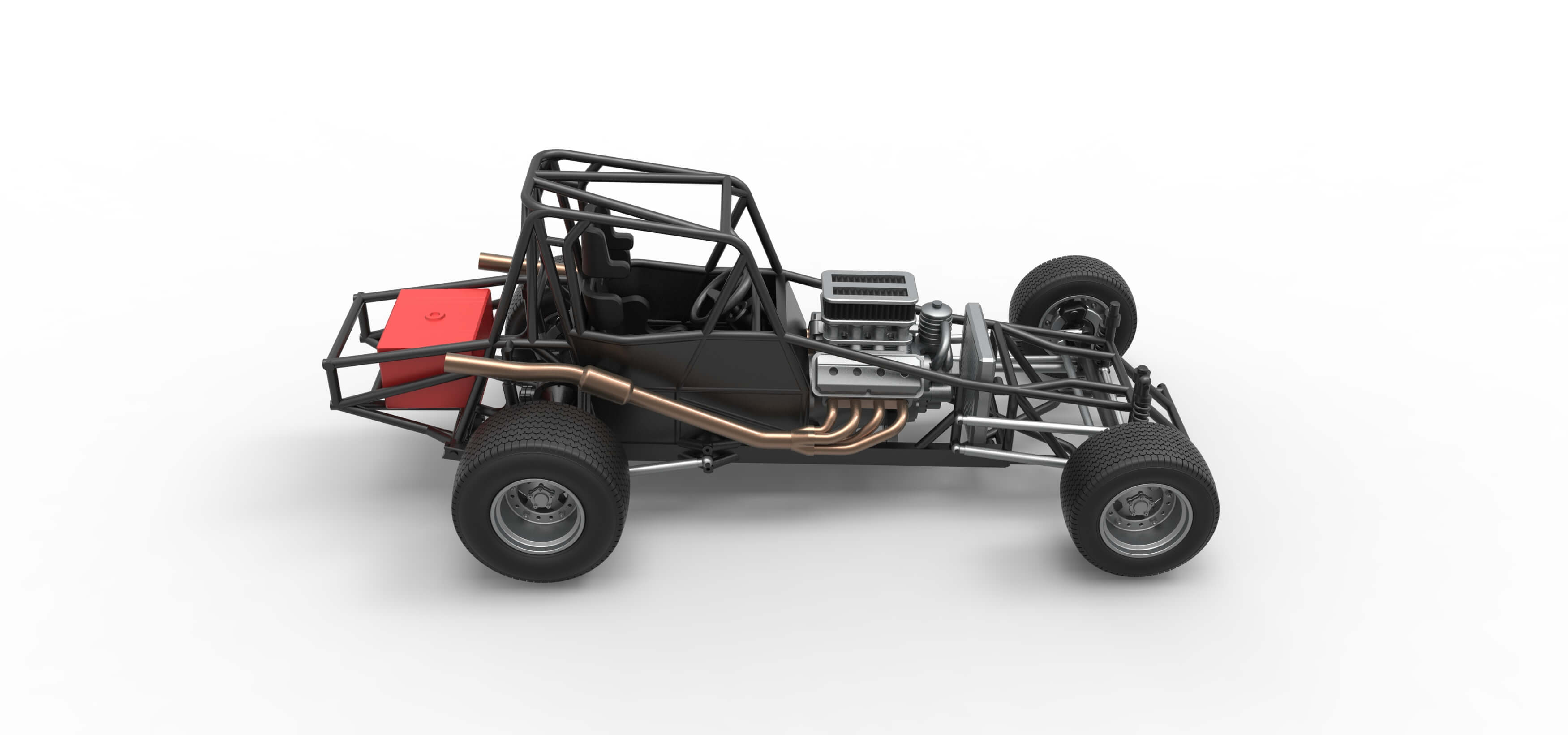 Northeast Dirt Modified Stock Car Base 1:25 - 3D Model by TechItemsRock