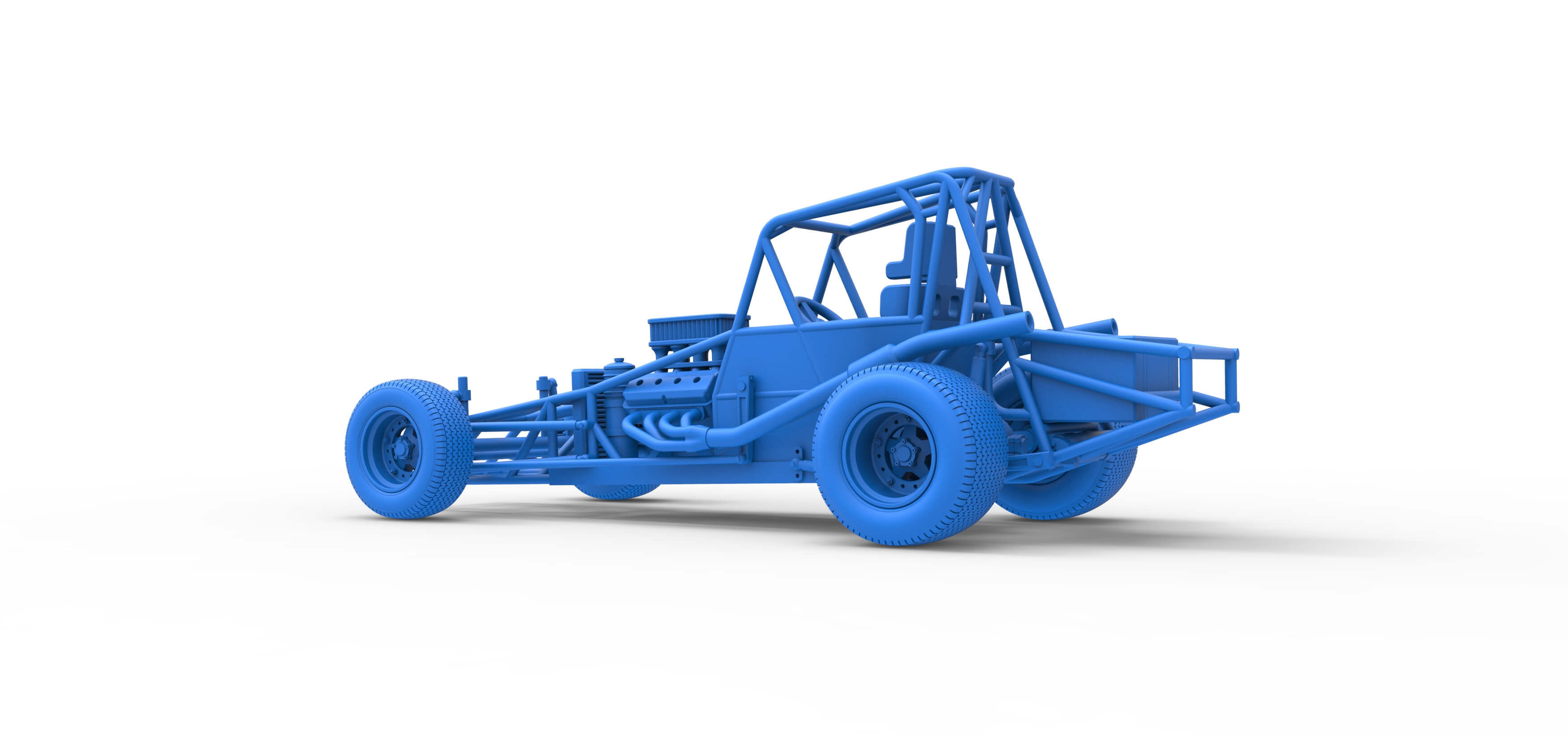 Northeast Dirt Modified Stock Car Base 1:25 - 3D Model by TechItemsRock