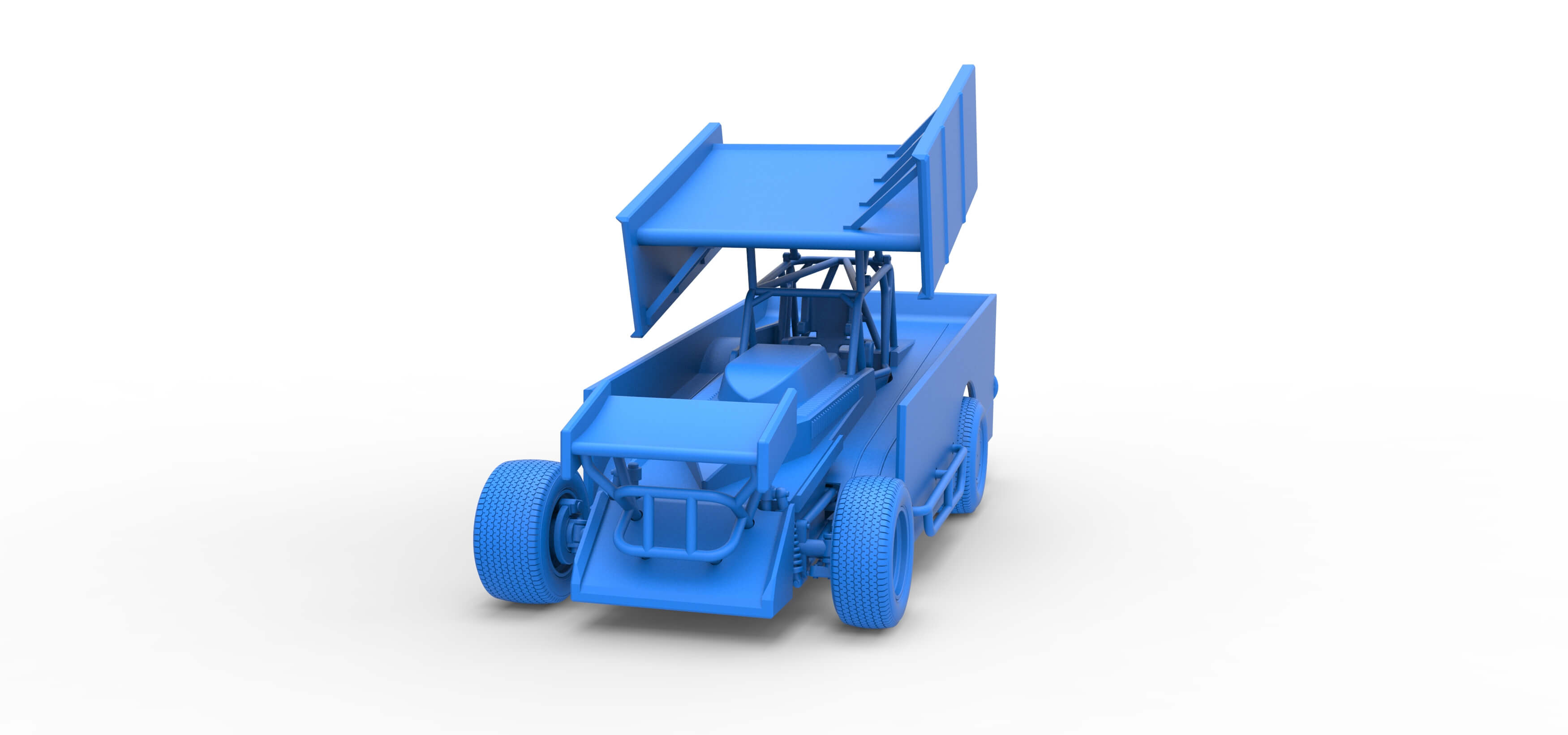 Northeast Outlaw Dirt Modified Stock Car V2 Scale 1:25 - 3D Model by ...