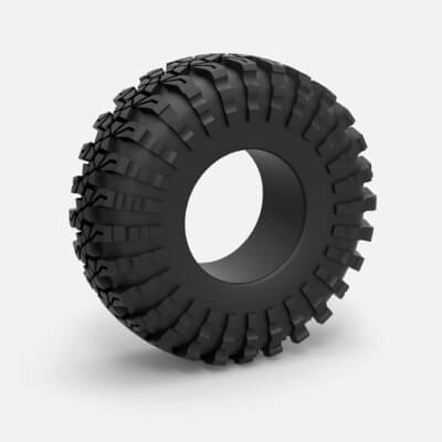 Offroad Tire 1:25 - 3D Model by TechItemsRock
