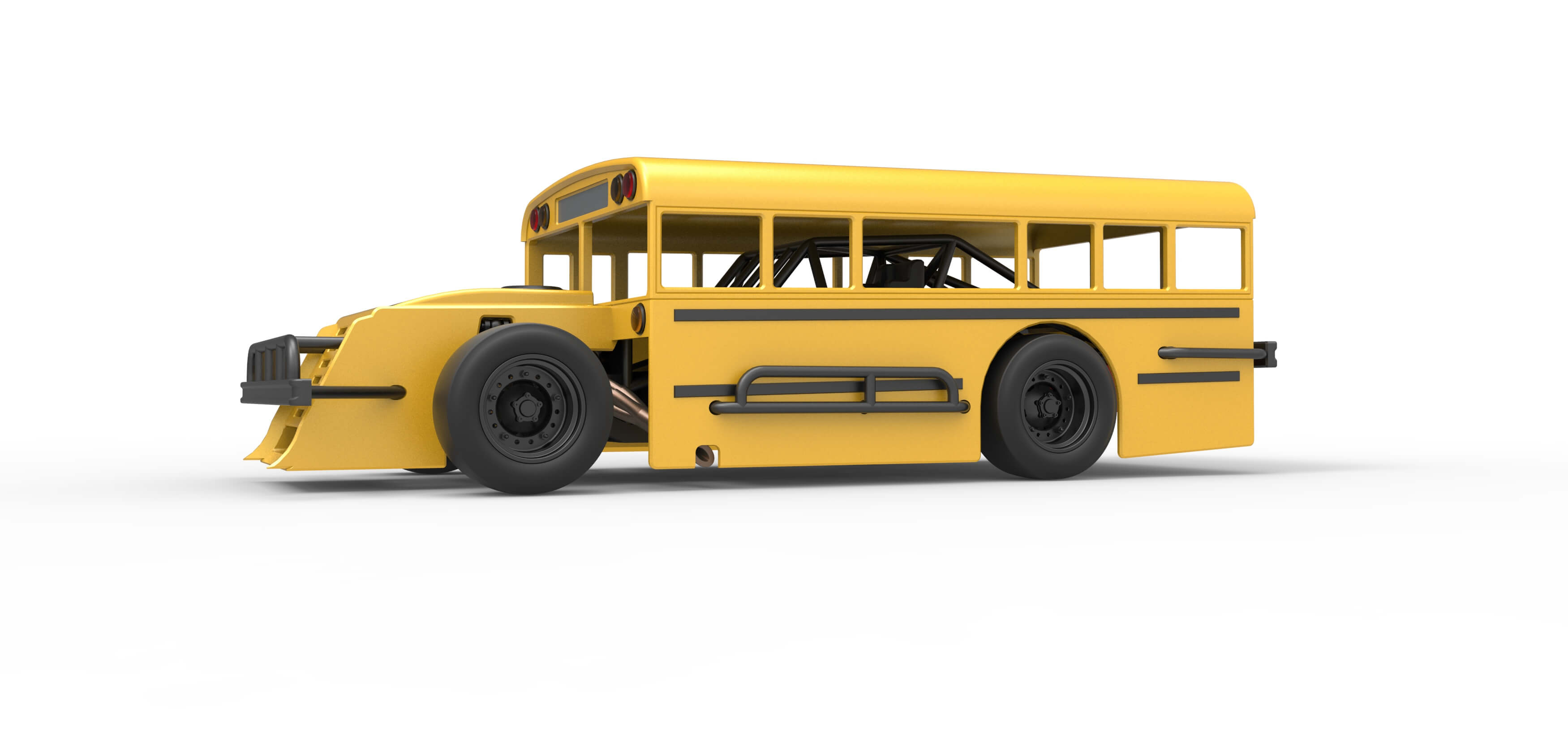 Outlaw Figure 8 Modified Stock Car as School Bus 1:25 - 3D Model by ...