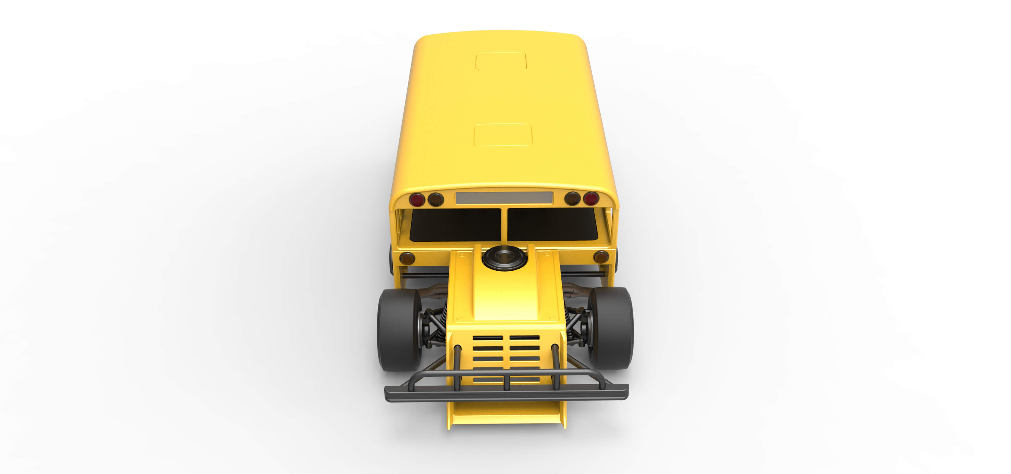 Outlaw Figure 8 Modified Stock Car as School Bus 1:25 - 3D Model by ...