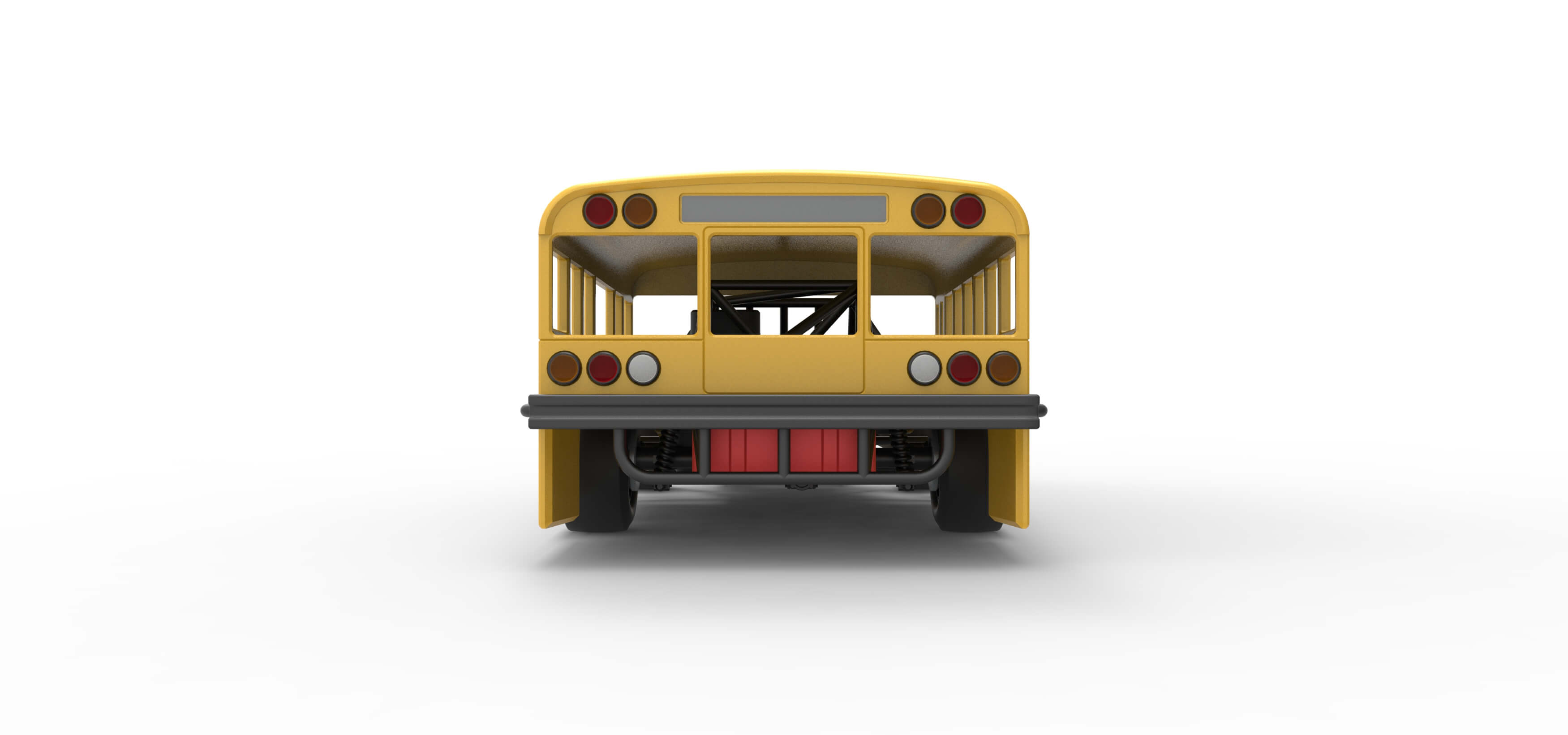 Outlaw Figure 8 Modified Stock Car as School Bus 1:25 - 3D Model by ...