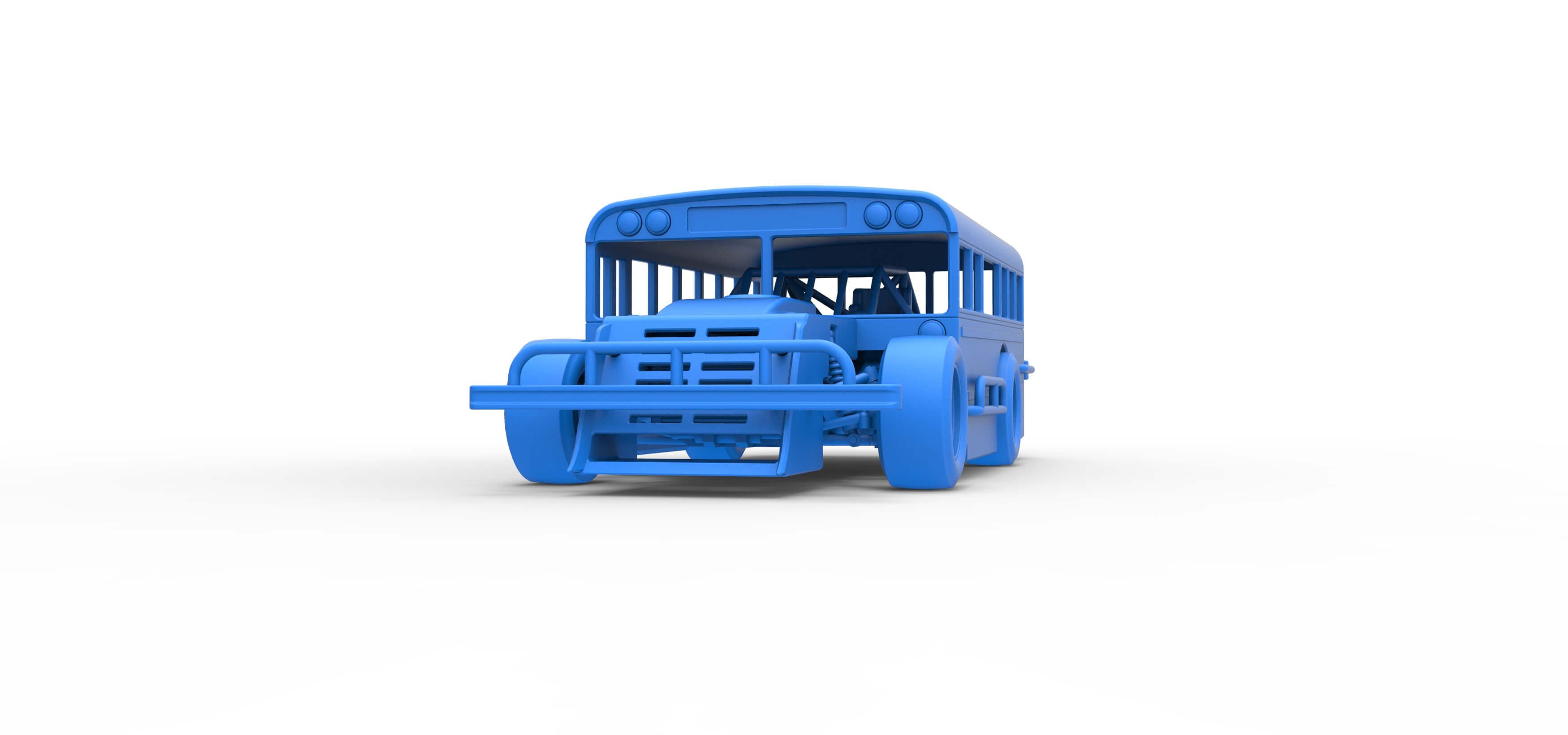 Outlaw Figure 8 Modified Stock Car as School Bus 1:25 - 3D Model by ...
