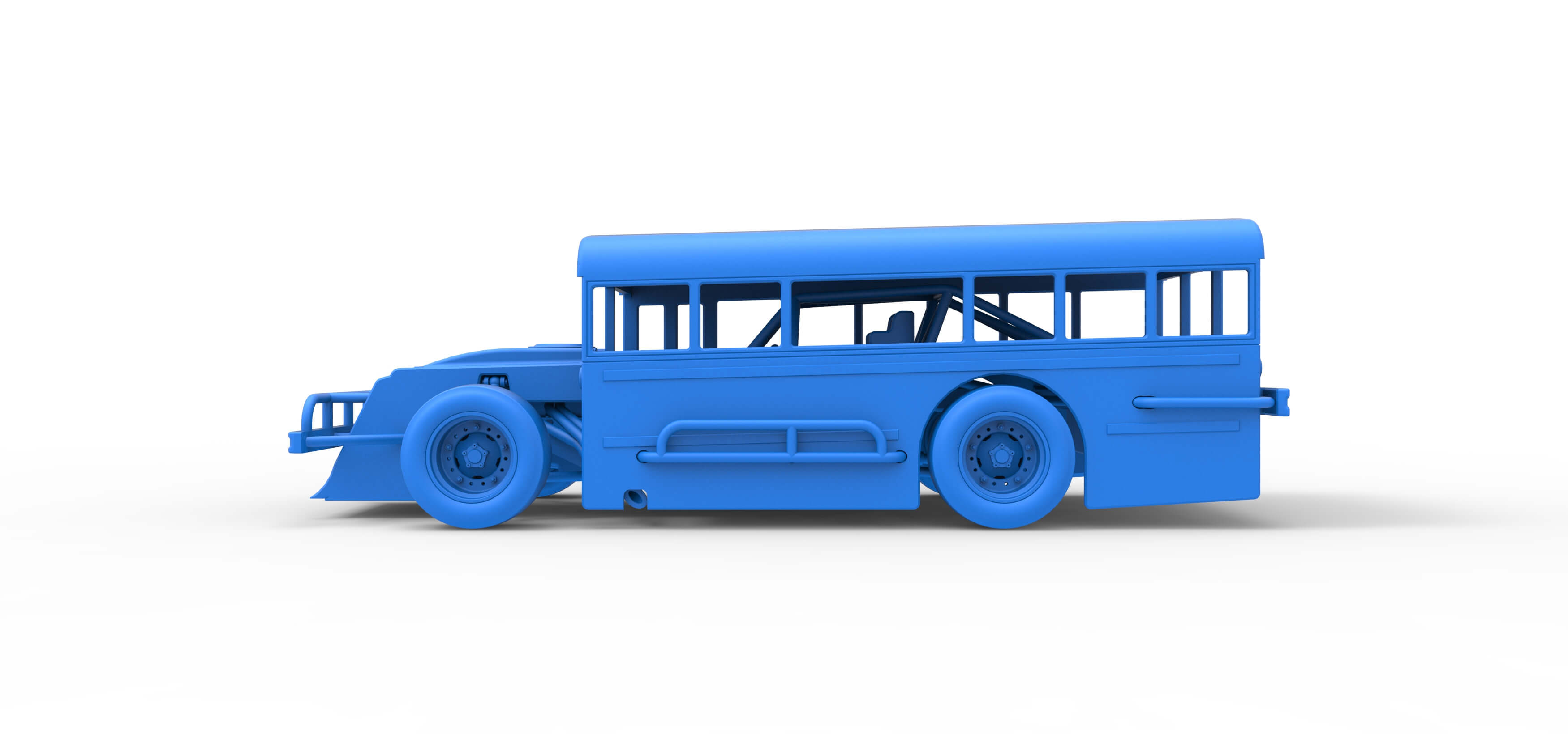 Outlaw Figure 8 Modified Stock Car as School Bus 1:25 - 3D Model by ...