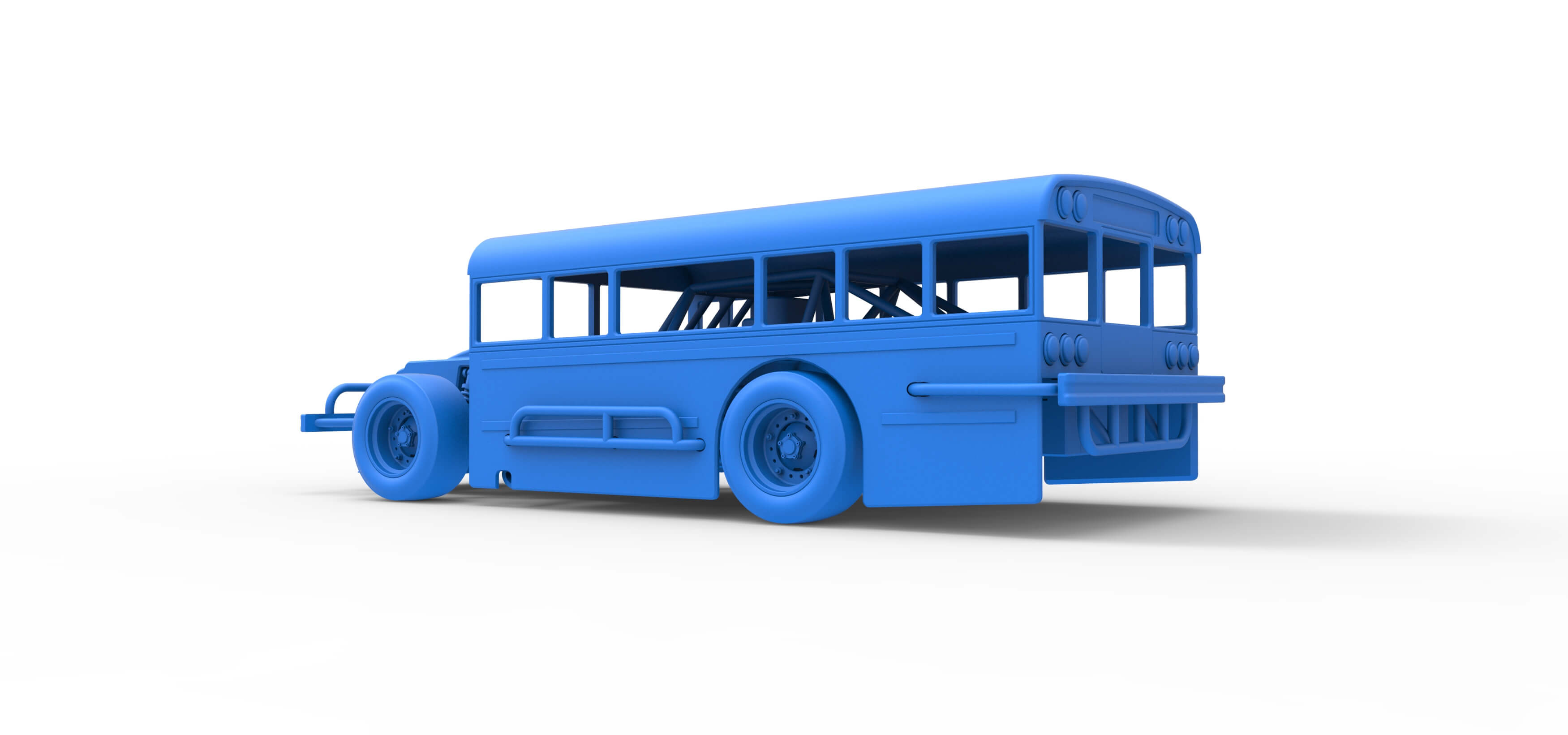 Outlaw Figure 8 Modified Stock Car as School Bus 1:25 - 3D Model by ...