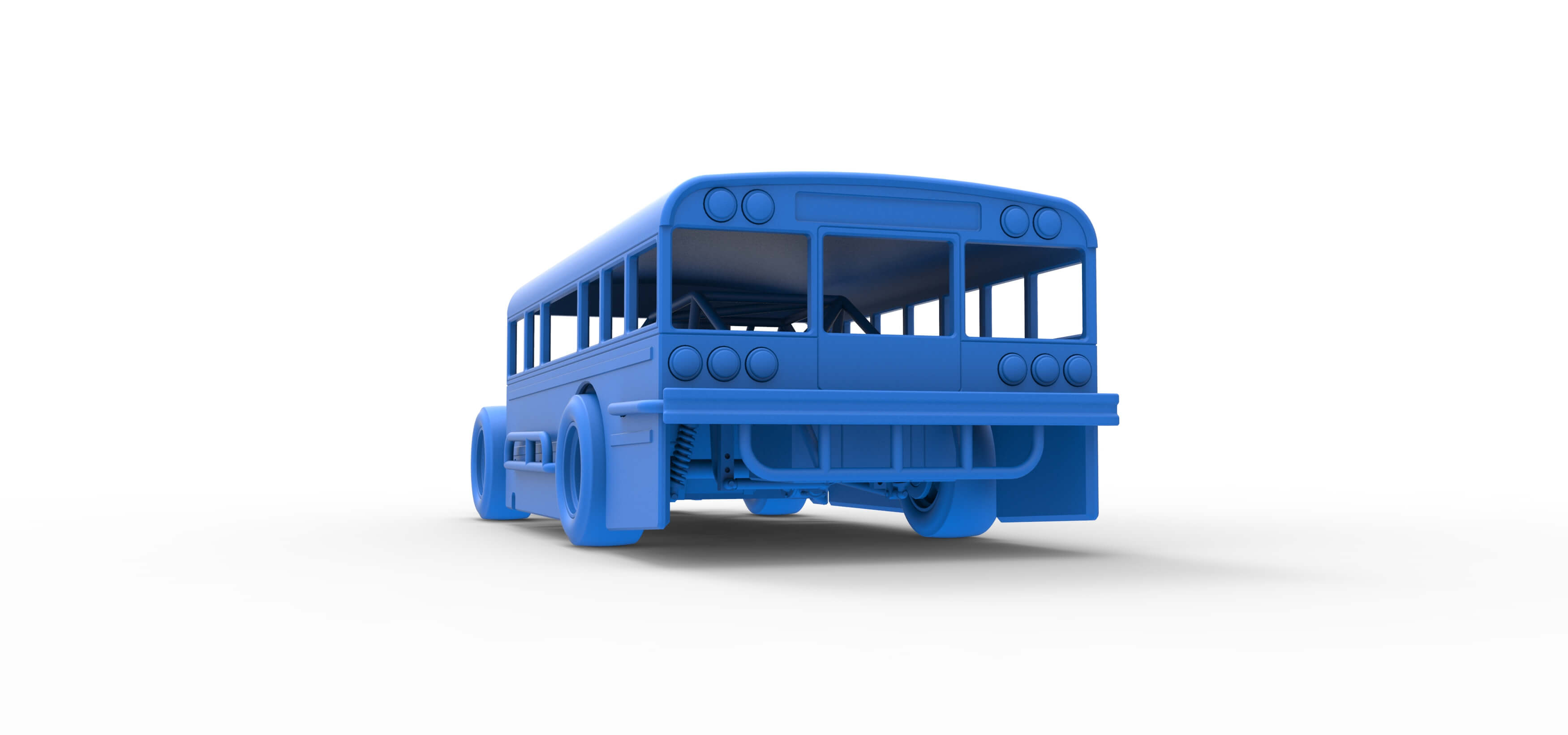 Outlaw Figure 8 Modified Stock Car as School Bus 1:25 - 3D Model by ...