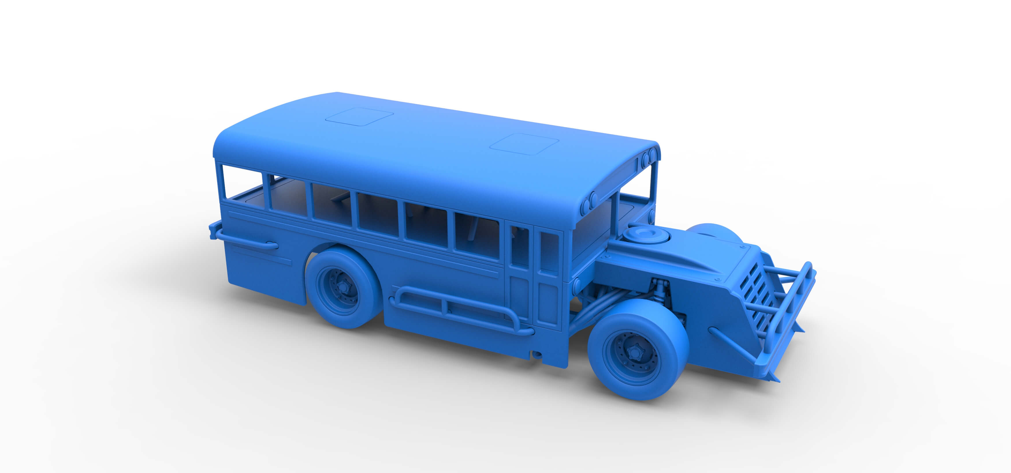 Outlaw Figure 8 Modified Stock Car as School Bus 1:25 - 3D Model by ...
