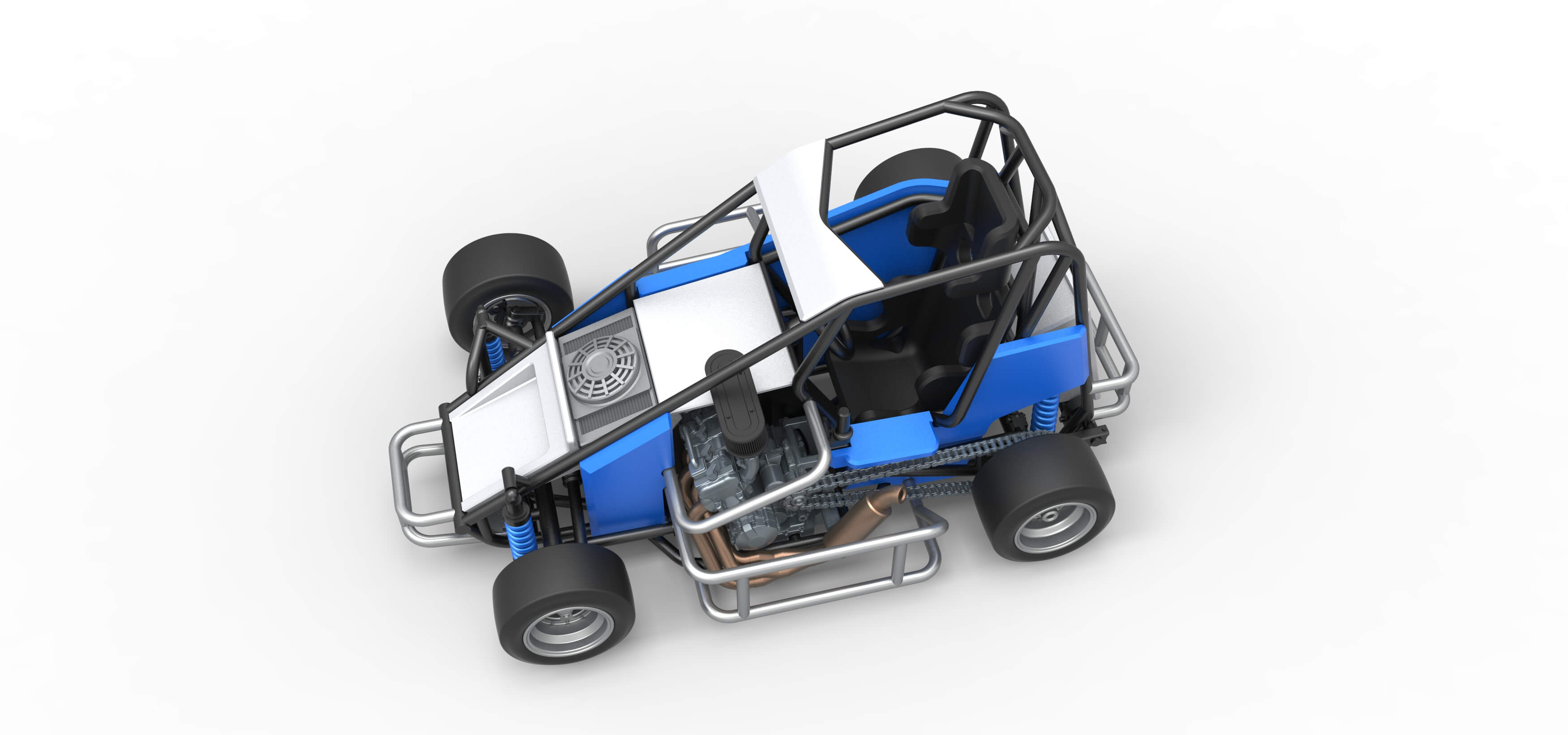 Pavement 600 Micro Sprint Car 1:25 - 3D Model by TechItemsRock