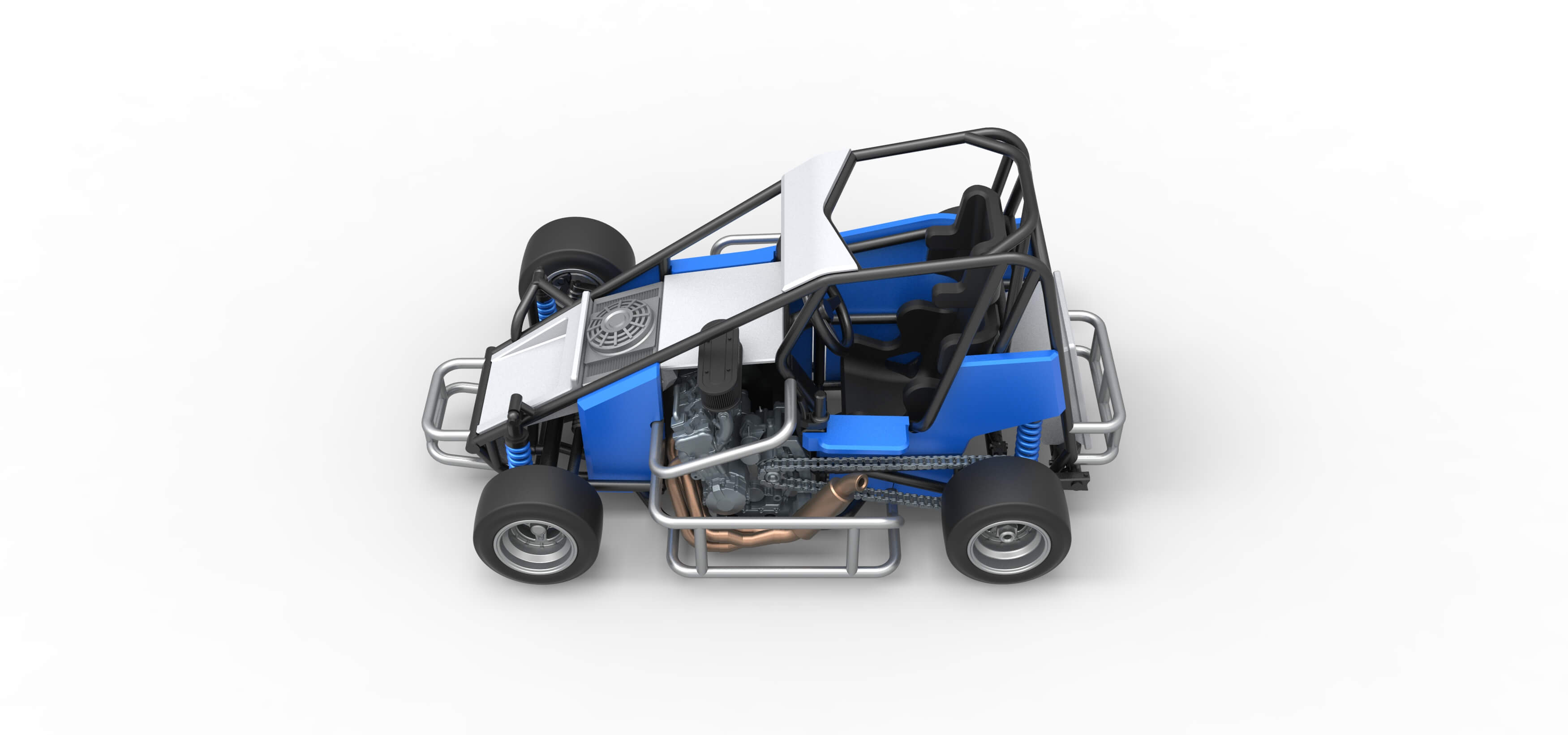 Pavement 600 Micro Sprint Car 1:25 - 3D Model by TechItemsRock