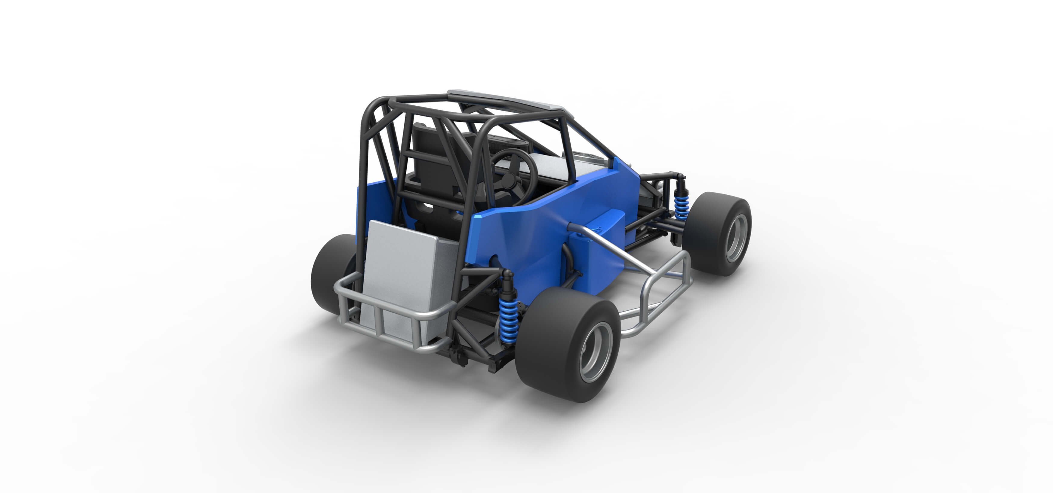 Pavement 600 Micro Sprint Car 1:25 - 3D Model by TechItemsRock