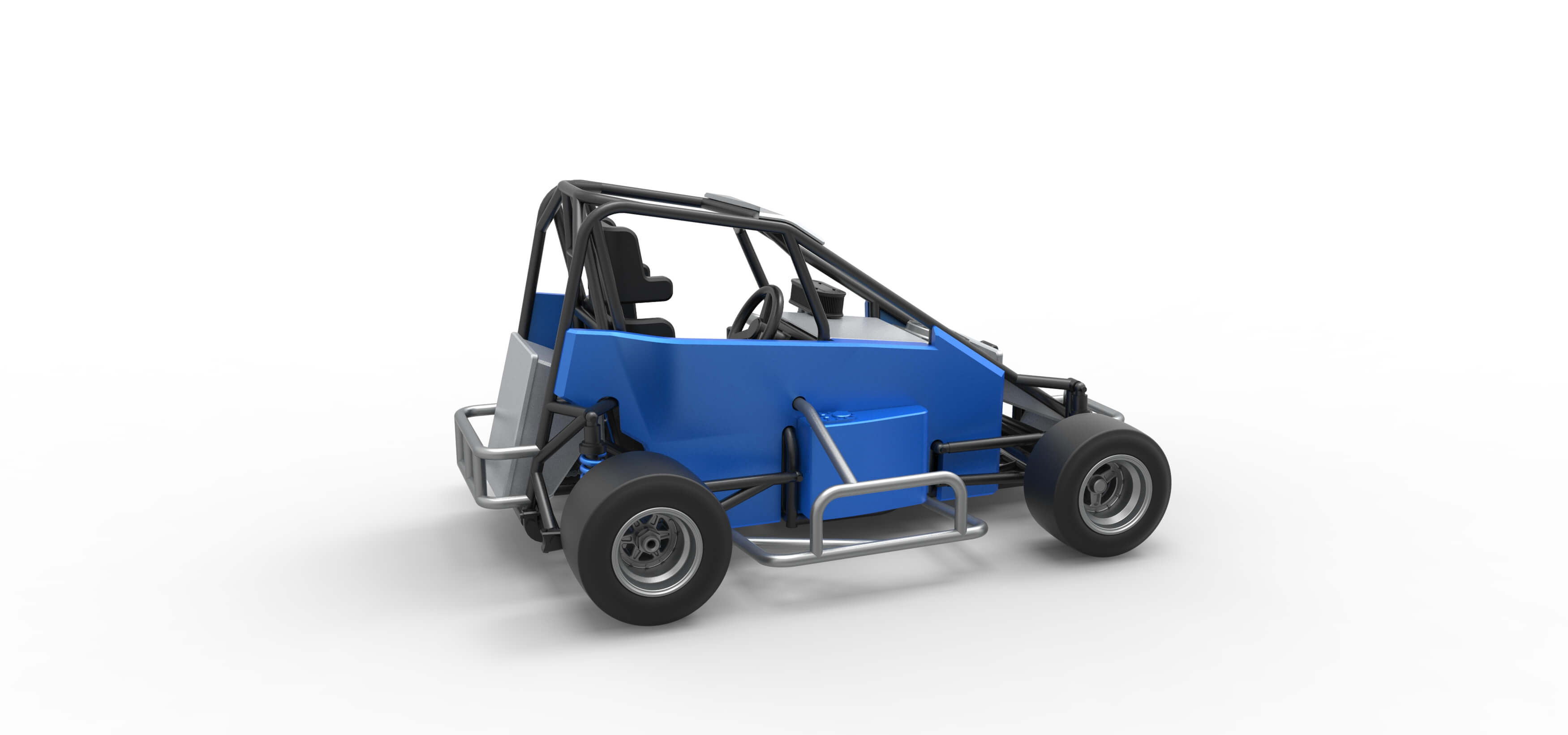 Pavement 600 Micro Sprint Car 1:25 - 3D Model by TechItemsRock