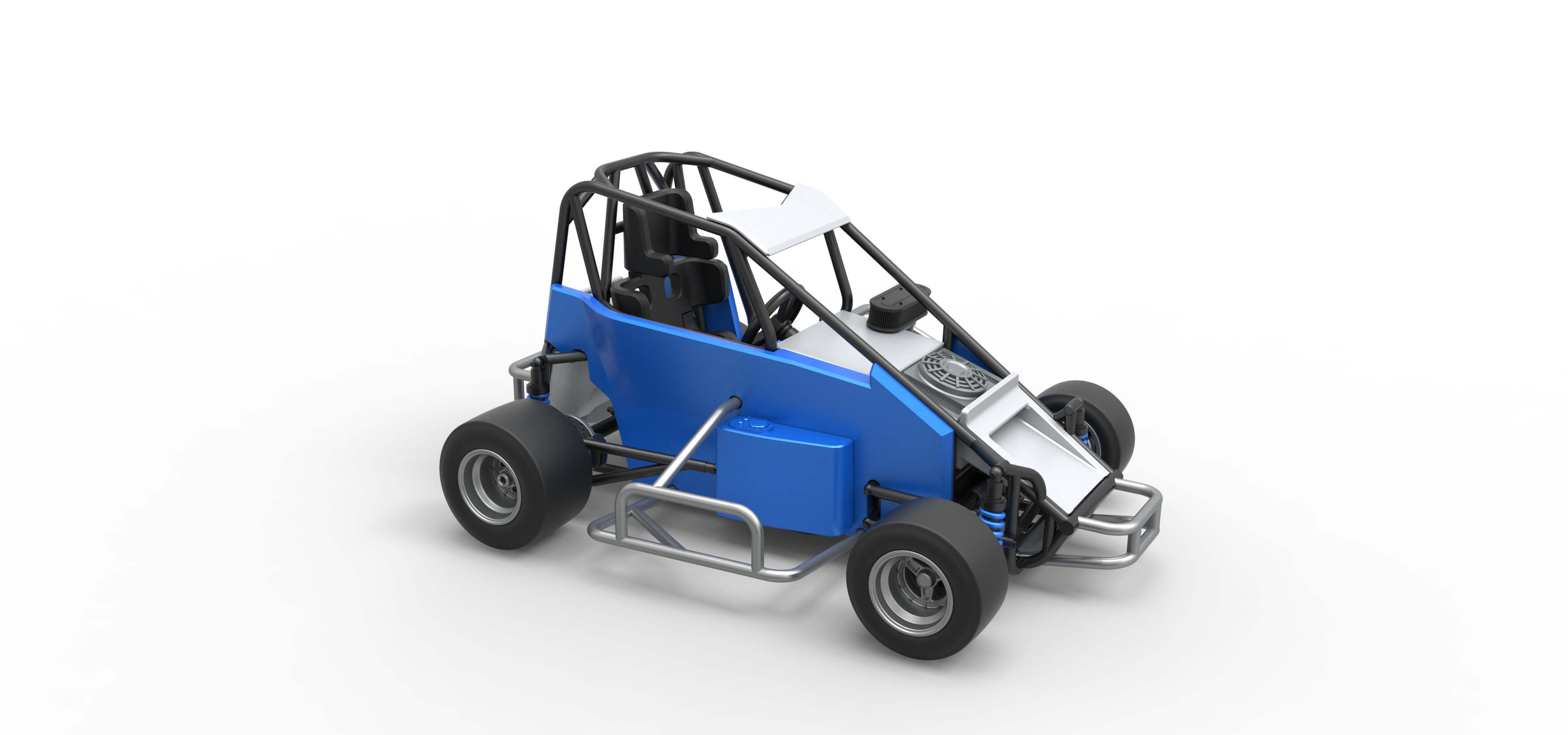 Pavement 600 Micro Sprint Car 1:25 - 3D Model by TechItemsRock