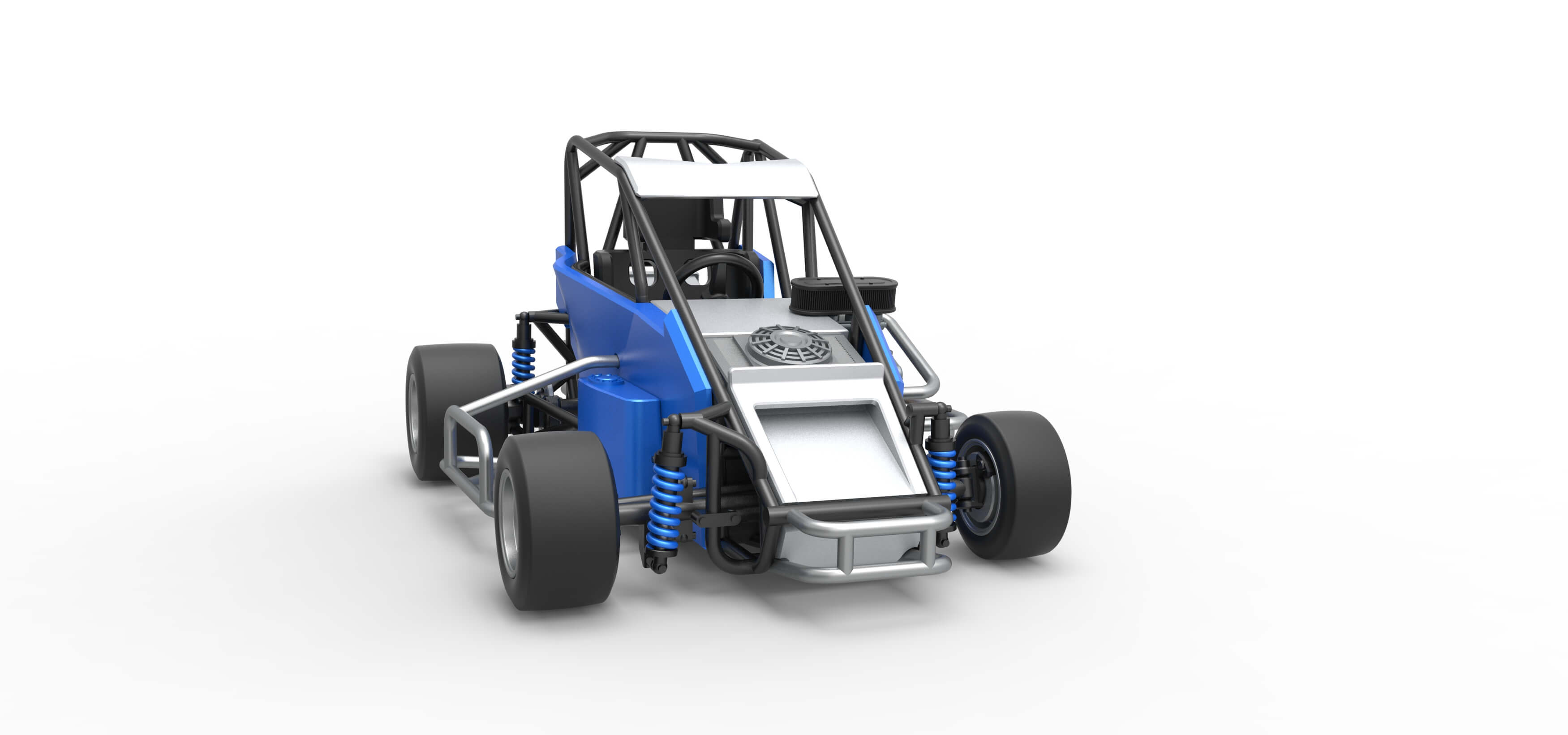 Pavement 600 Micro Sprint Car 1:25 - 3D Model by TechItemsRock