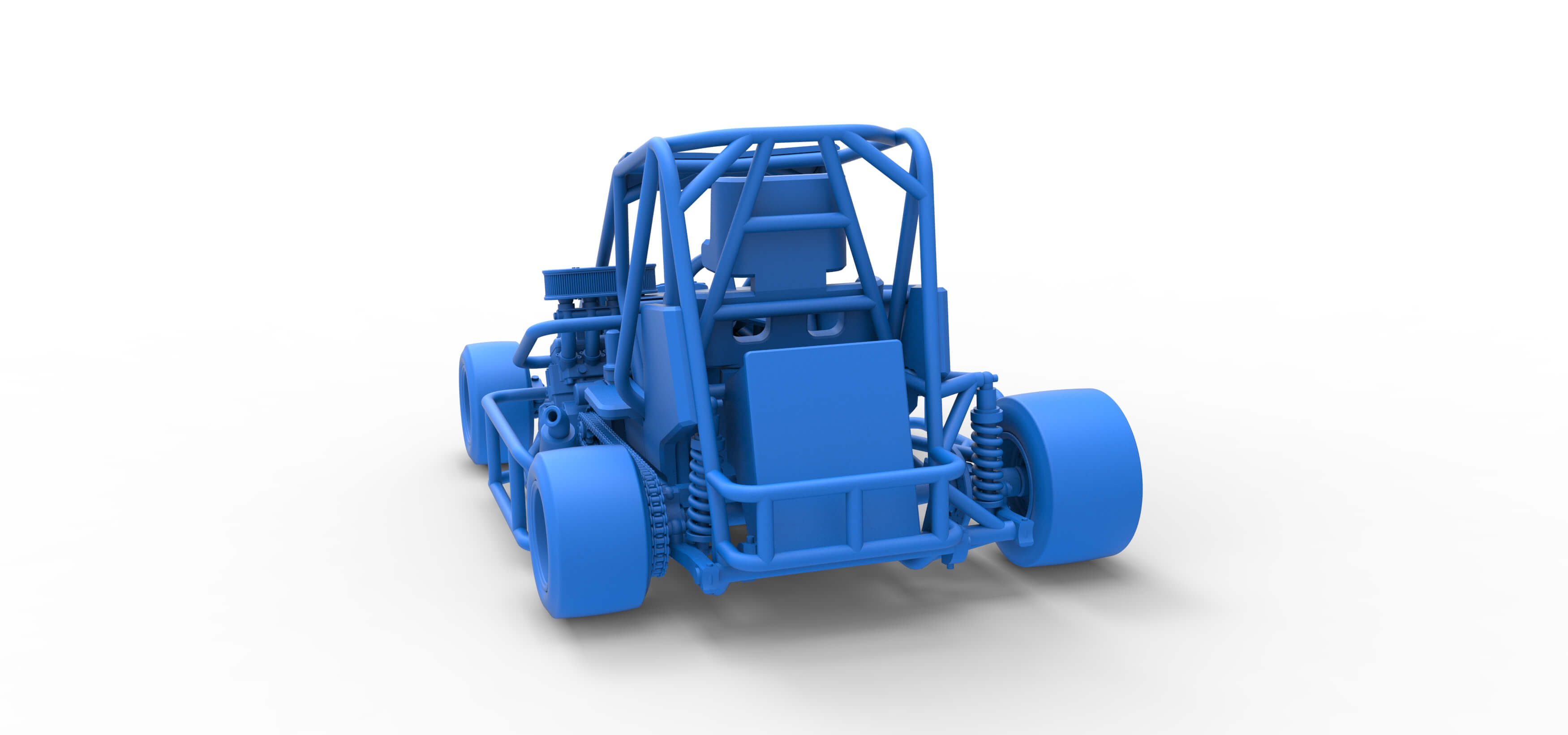 Pavement 600 Micro Sprint Car 1:25 - 3D Model by TechItemsRock