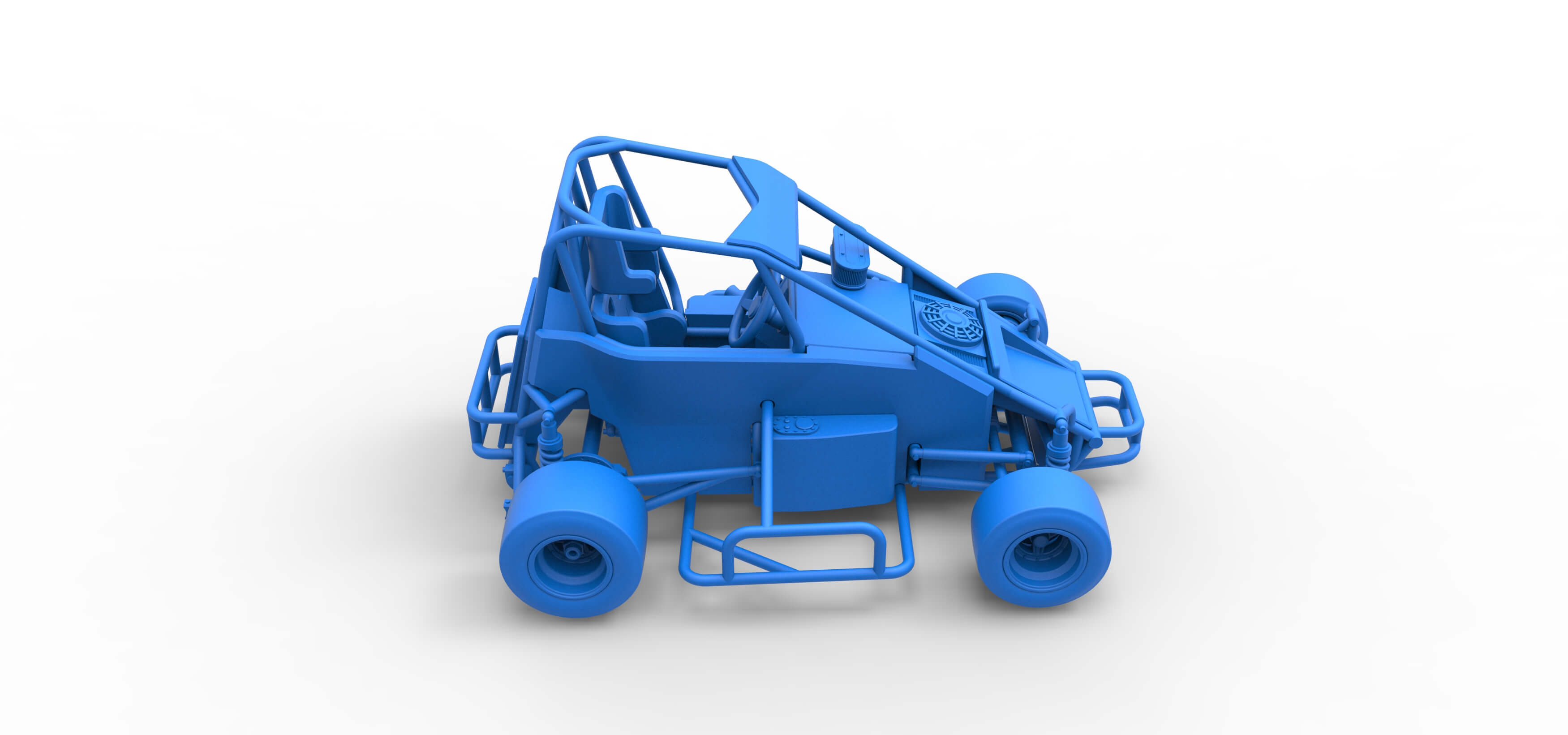 Pavement 600 Micro Sprint Car 1:25 - 3D Model by TechItemsRock