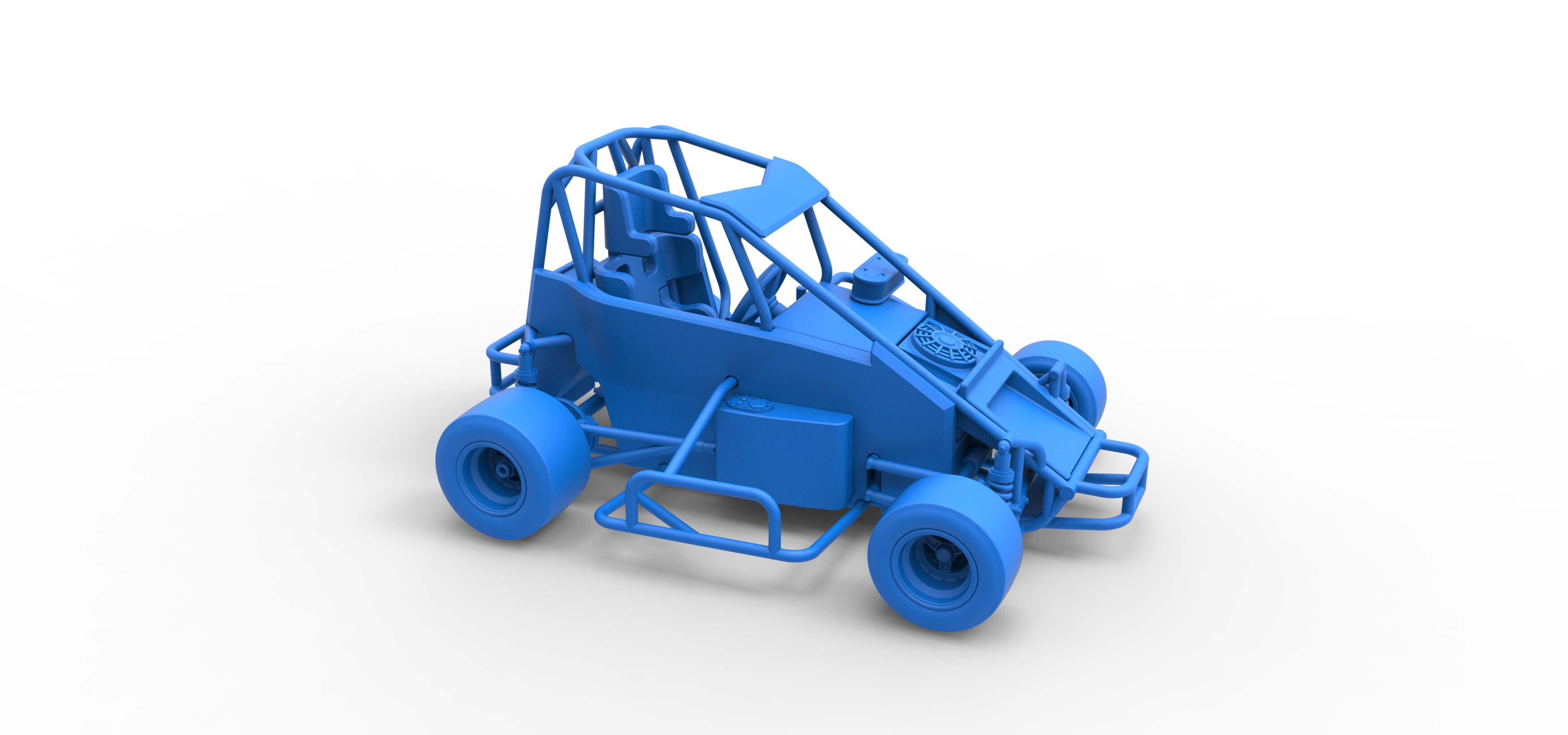 Pavement 600 Micro Sprint Car 1:25 - 3D Model by TechItemsRock