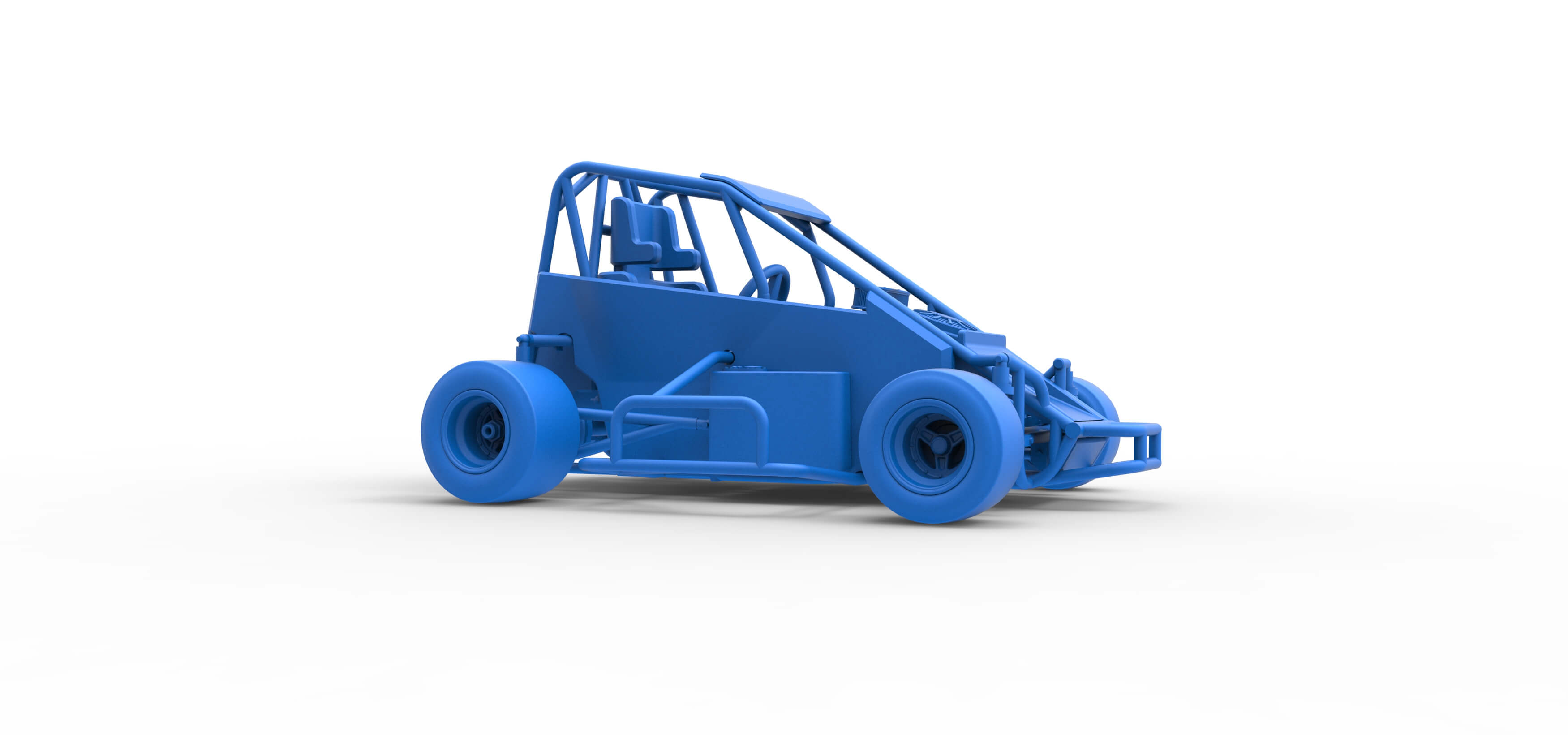 Pavement 600 Micro Sprint Car 1:25 - 3D Model by TechItemsRock