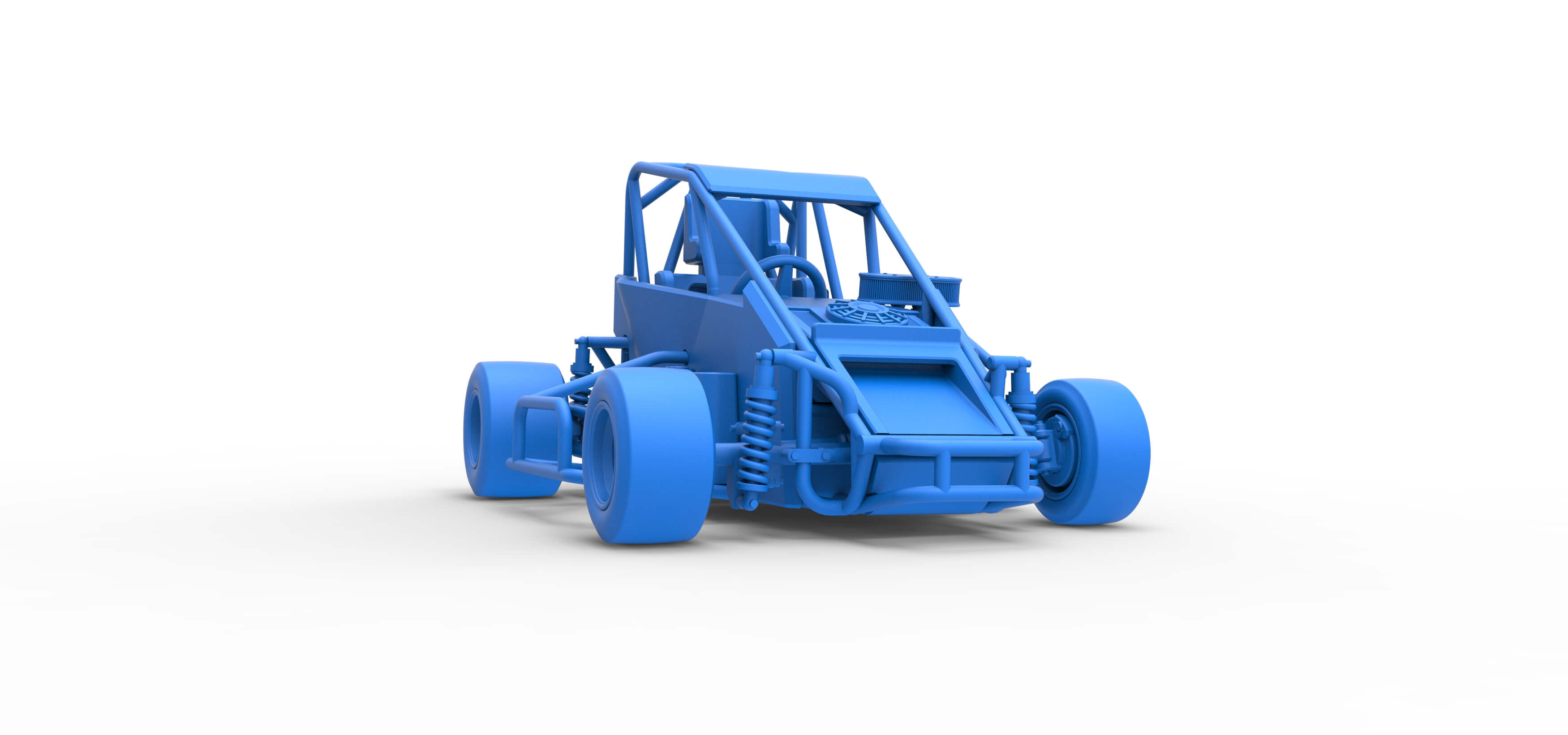 Pavement 600 Micro Sprint Car 1:25 - 3D Model by TechItemsRock