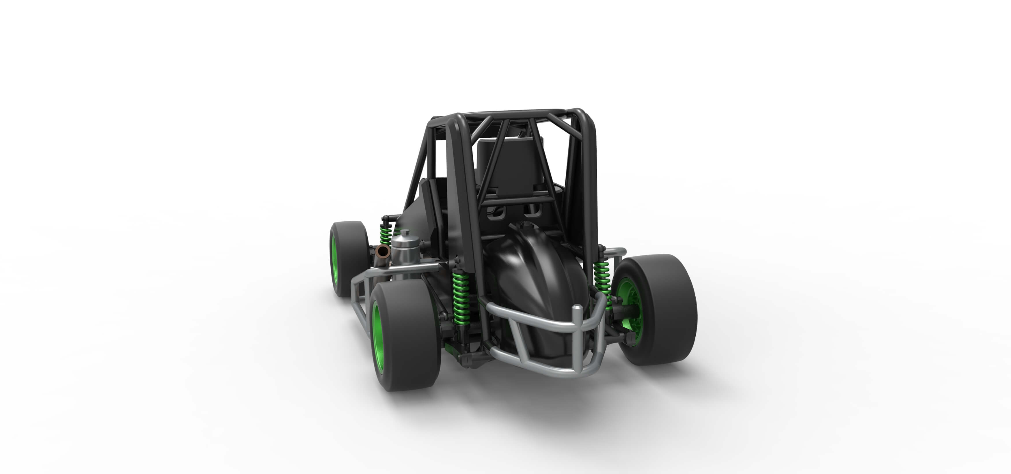 Pavement Midget Car Scale 1:25 - 3D Model by TechItemsRock