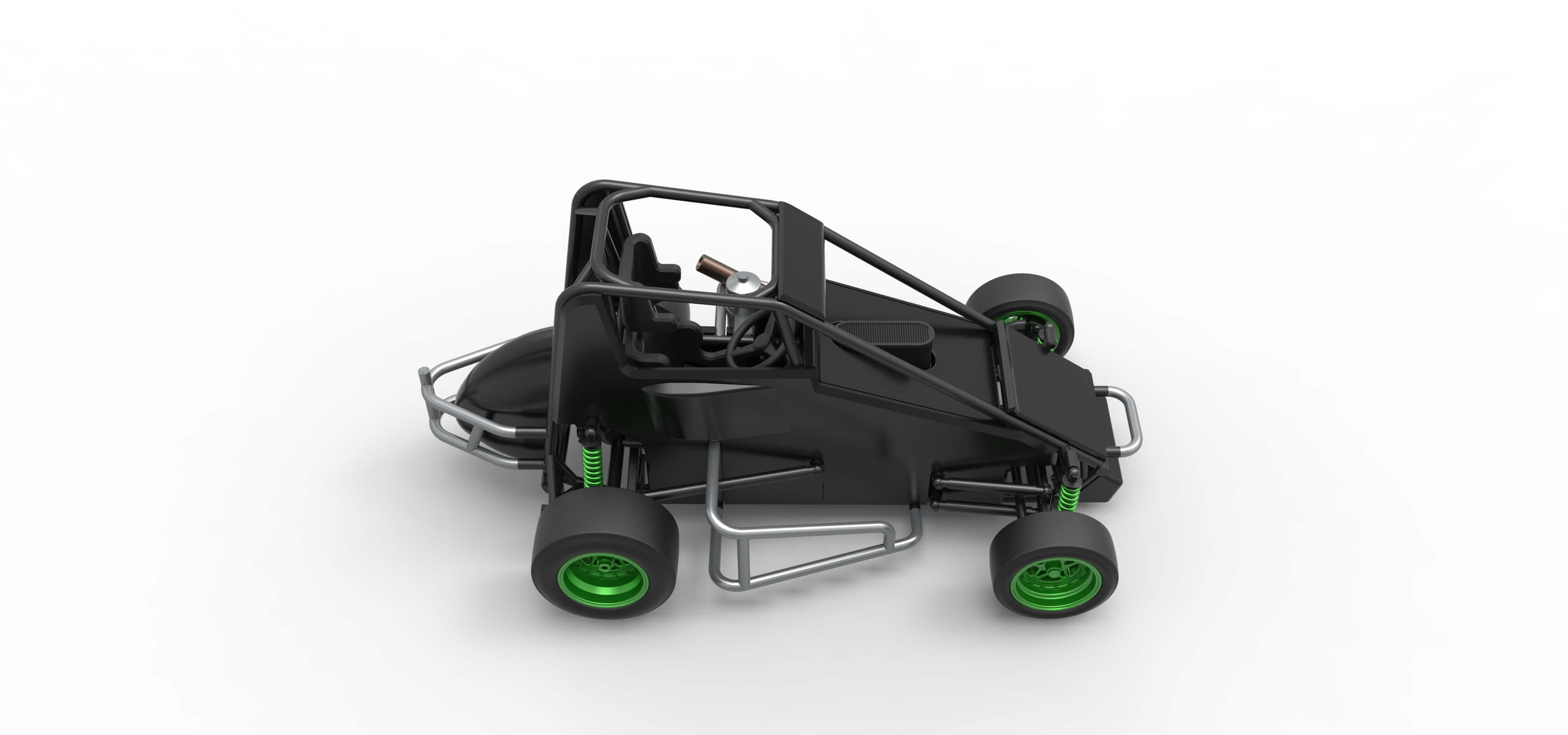 Pavement Midget Car Scale 1:25 - 3D Model by TechItemsRock