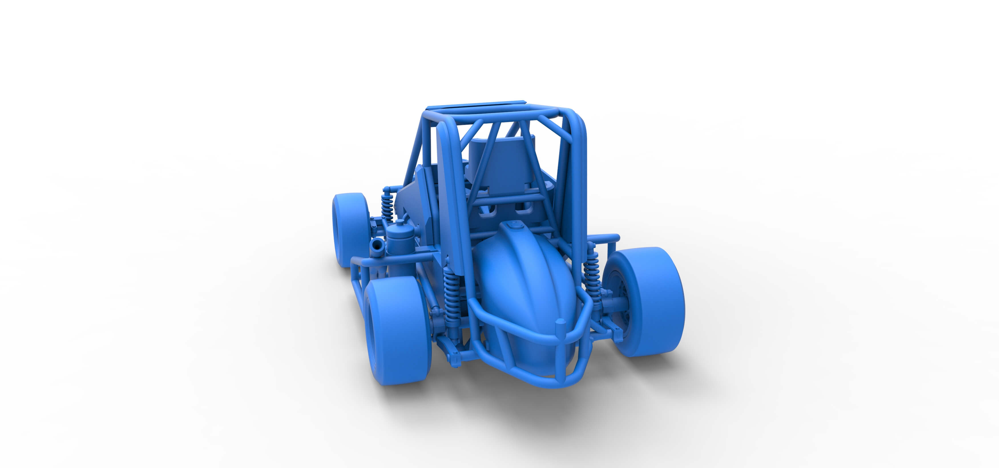 Pavement Midget Car Scale 1:25 - 3D Model by TechItemsRock