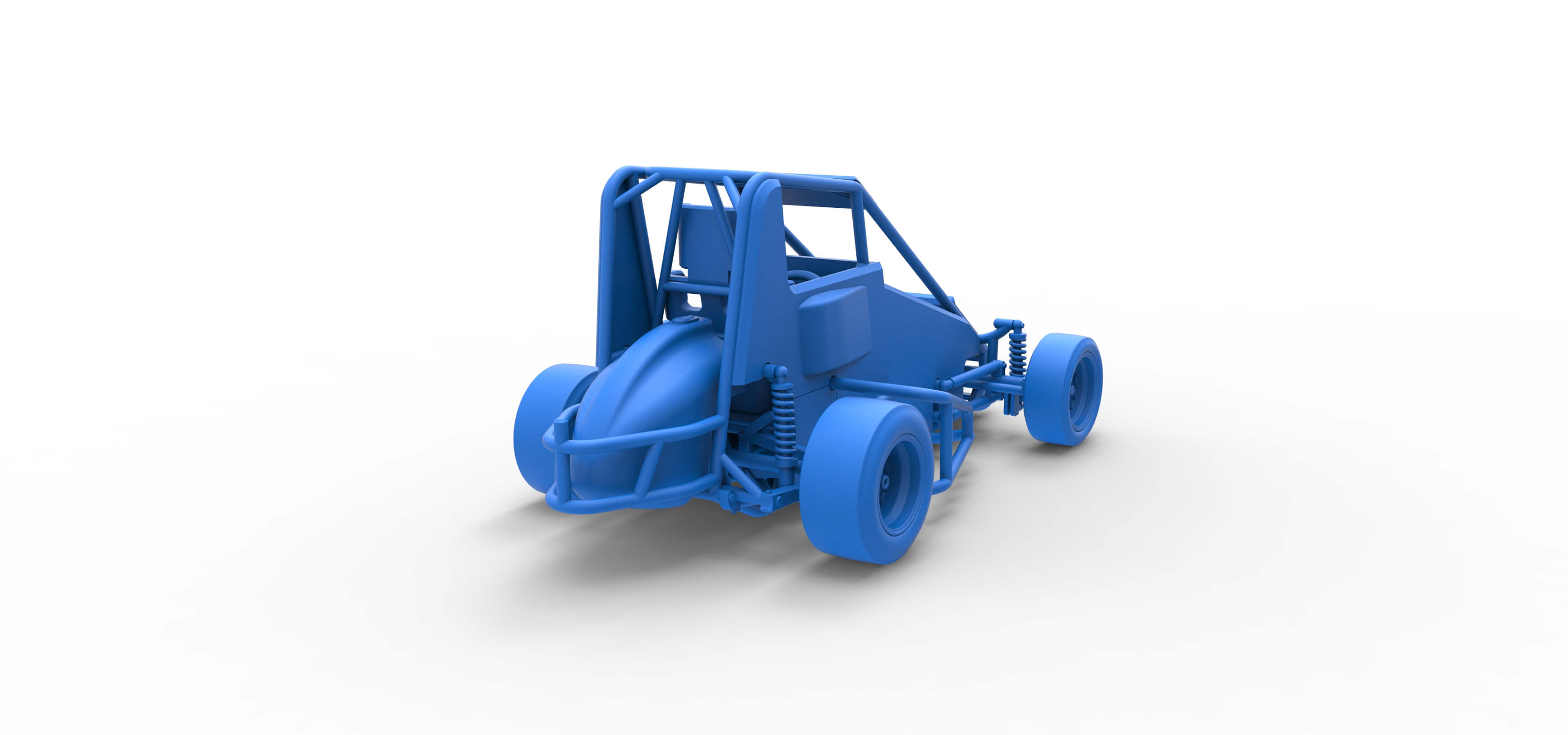 Pavement Midget Car Scale 1:25 - 3D Model by TechItemsRock