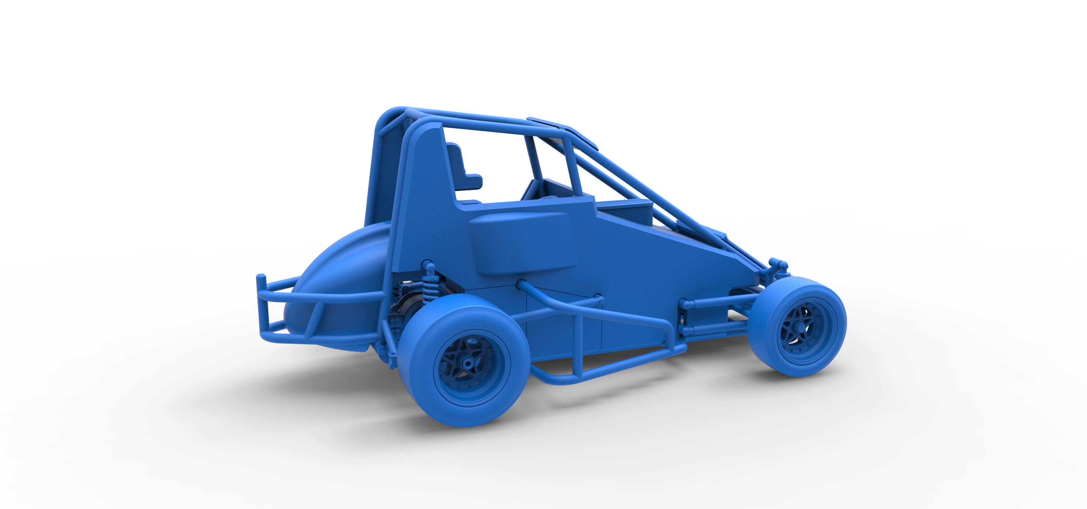 Pavement Midget Car Scale 1:25 - 3D Model by TechItemsRock