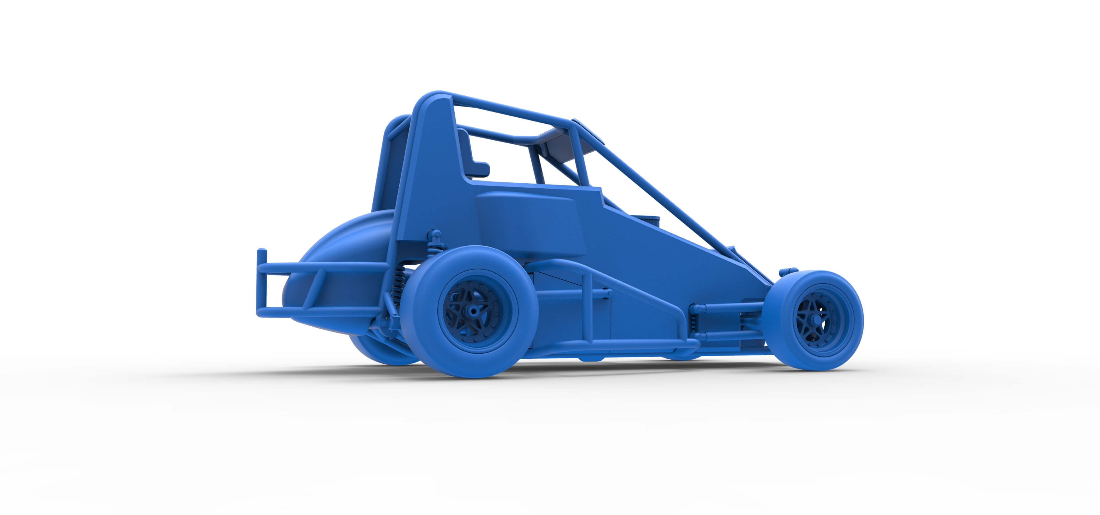 Pavement Midget Car Scale 1:25 - 3D Model by TechItemsRock
