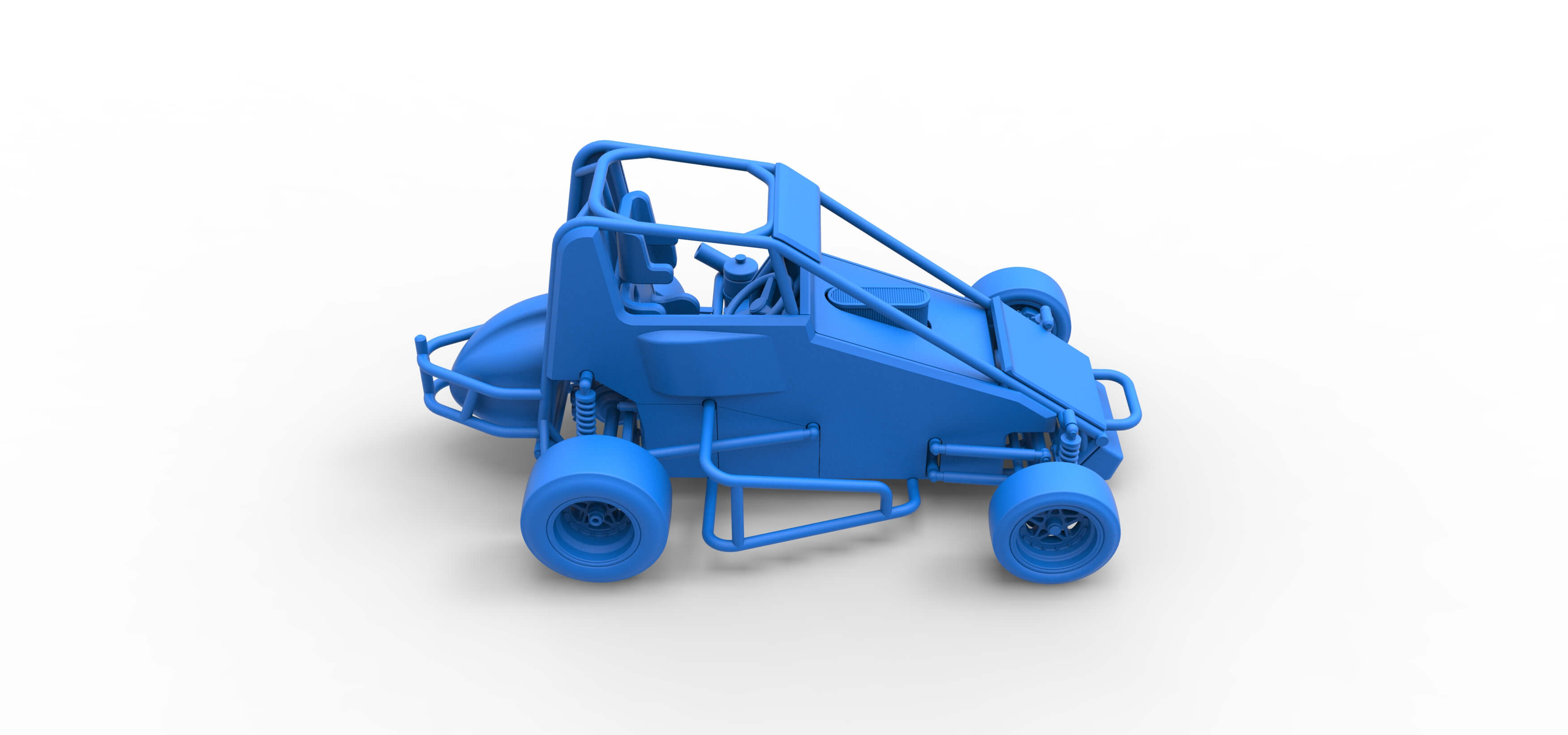 Pavement Midget Car Scale 1:25 - 3D Model by TechItemsRock