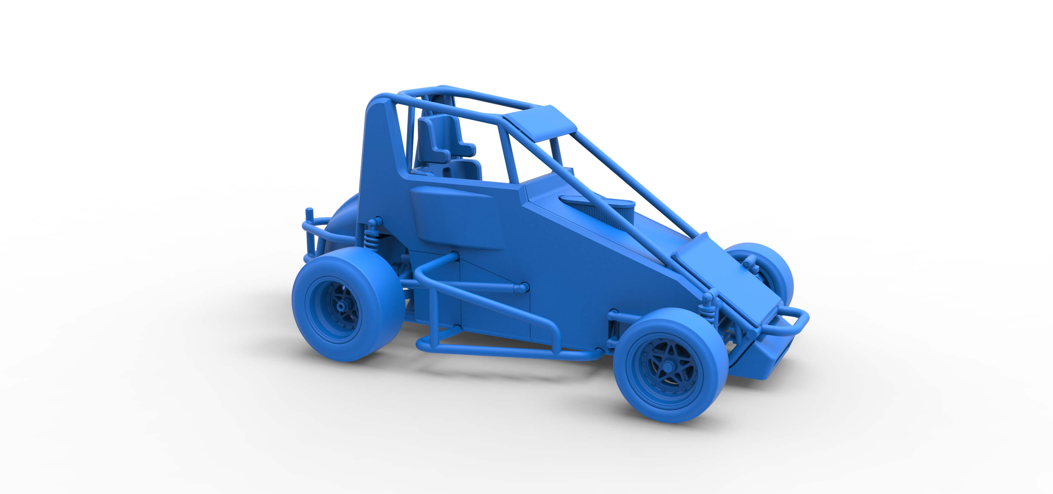 Pavement Midget Car Scale 1:25 - 3D Model by TechItemsRock