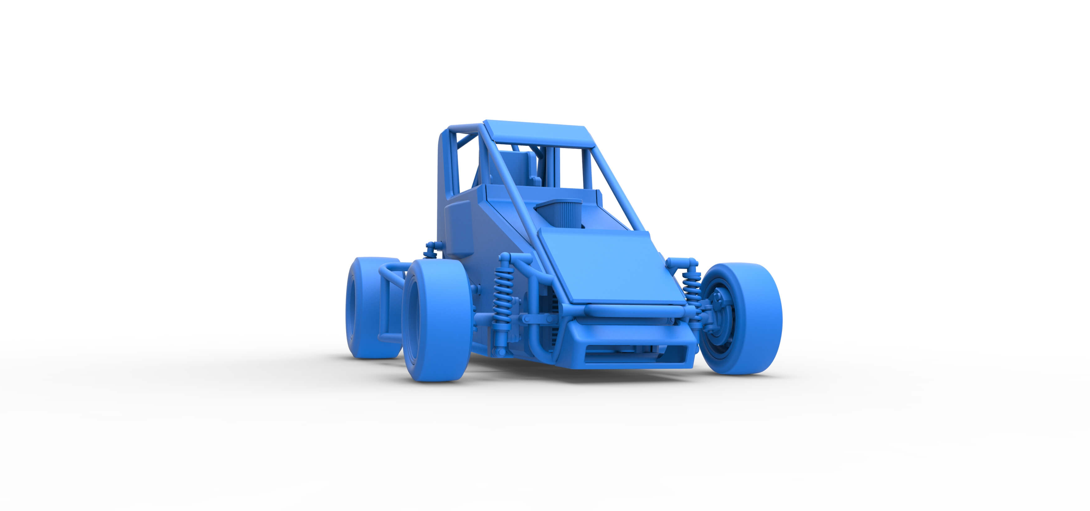 Pavement Midget Car Scale 1:25 - 3D Model by TechItemsRock