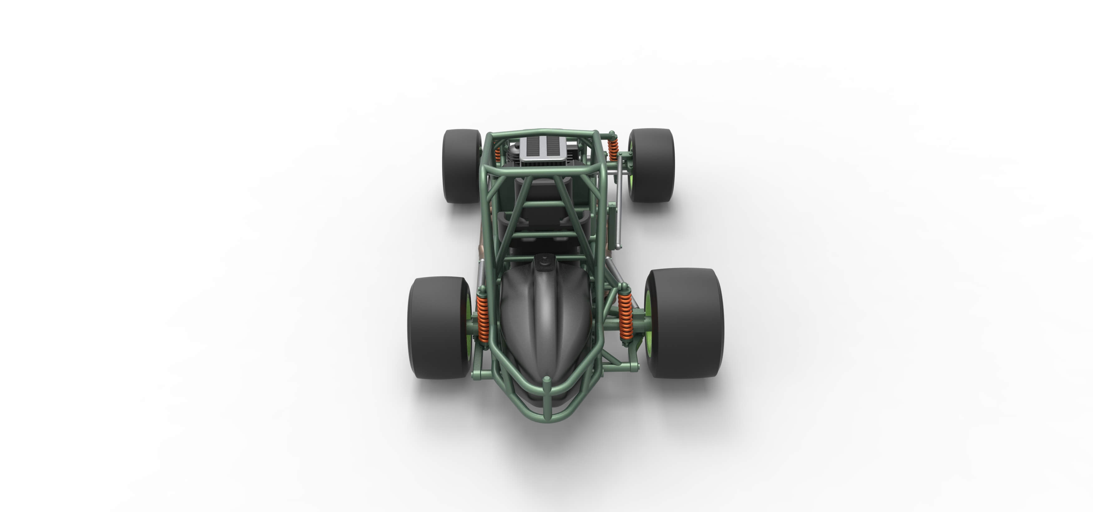 Pavement Sprint Car Base 1:25 - 3D Model by TechItemsRock