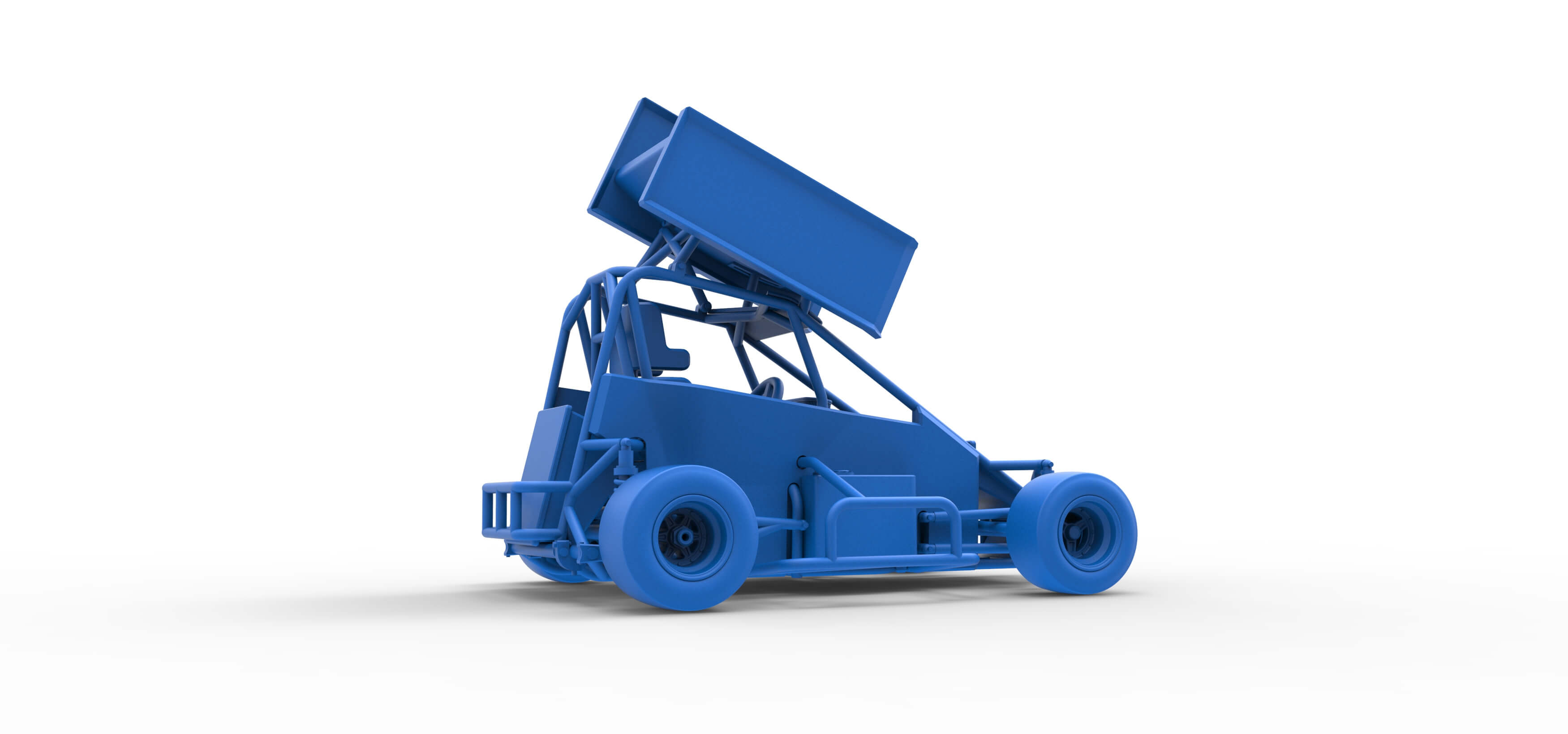 Pavement Winged 600 Micro Sprint Car 1:25 - 3D Model by TechItemsRock