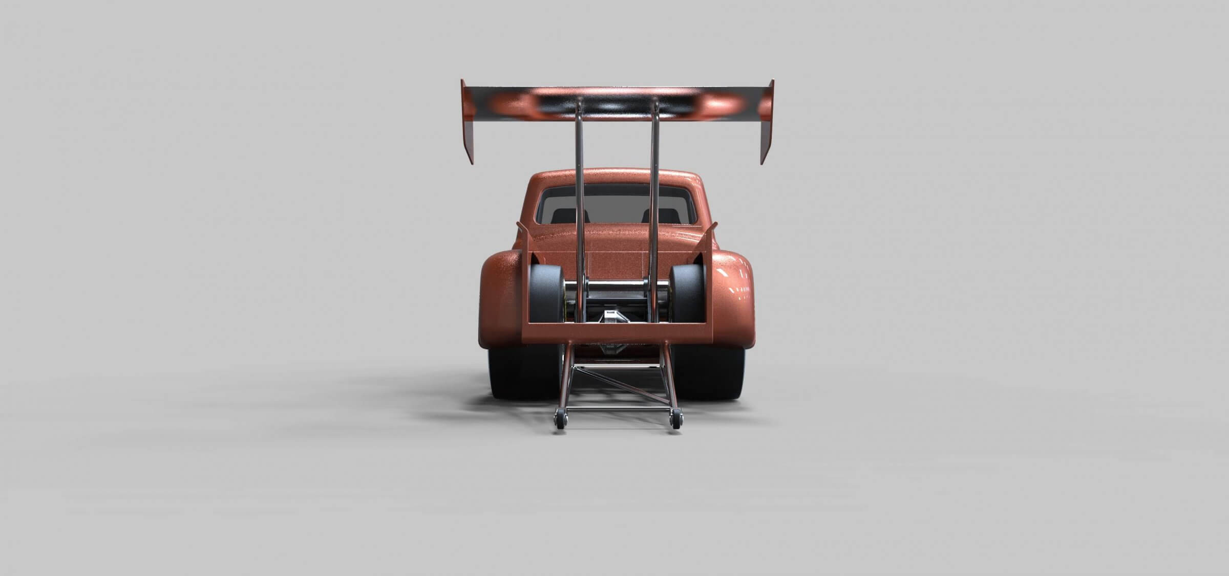 Pickup Dragster - 3D Model by TechItemsRock