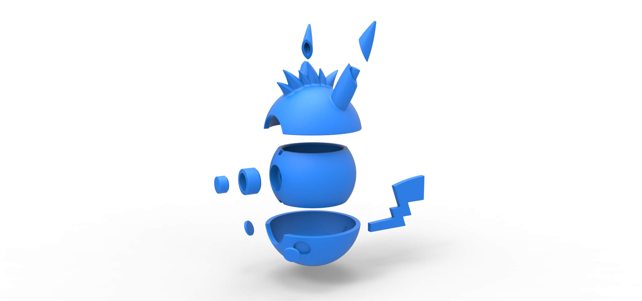 Pikachu Spike Orb - 3D Model by TechItemsRock