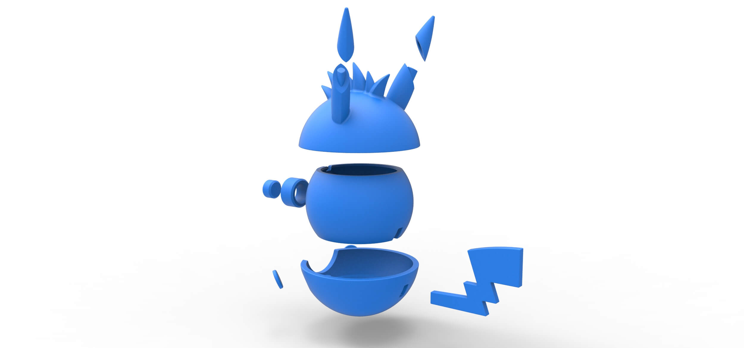 Pikachu Spike Orb - 3D Model by TechItemsRock