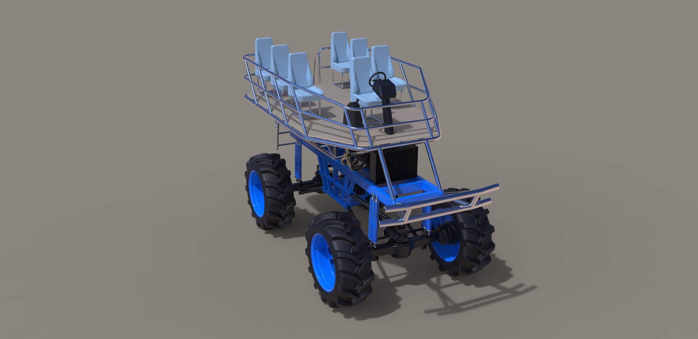 Platform Buggy - 3D Model by TechItemsRock