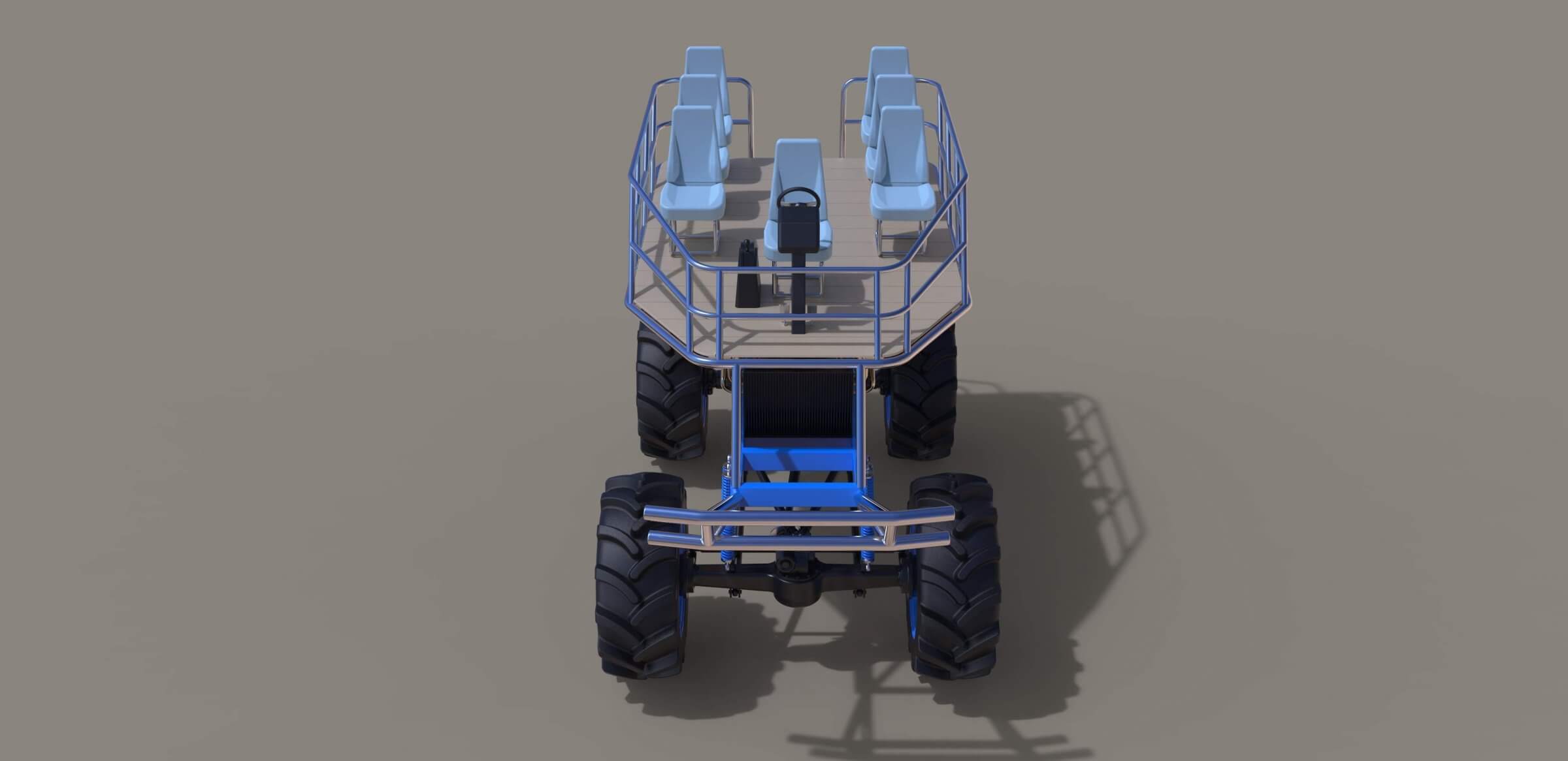 Platform Buggy 3d Model By Techitemsrock