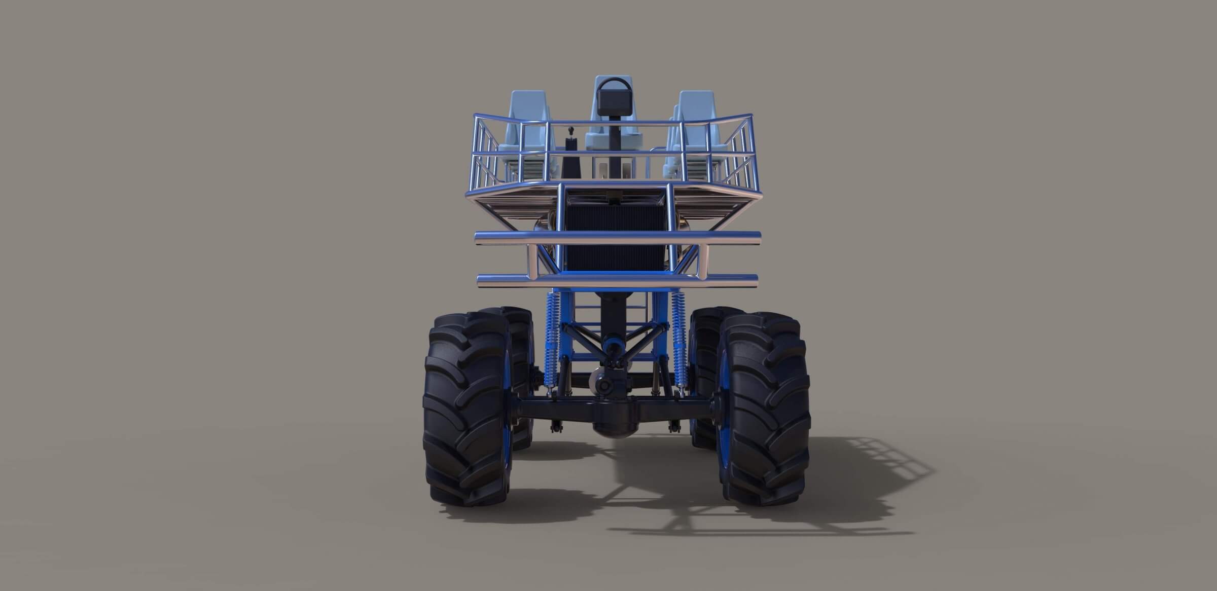 Platform Buggy - 3D Model by TechItemsRock