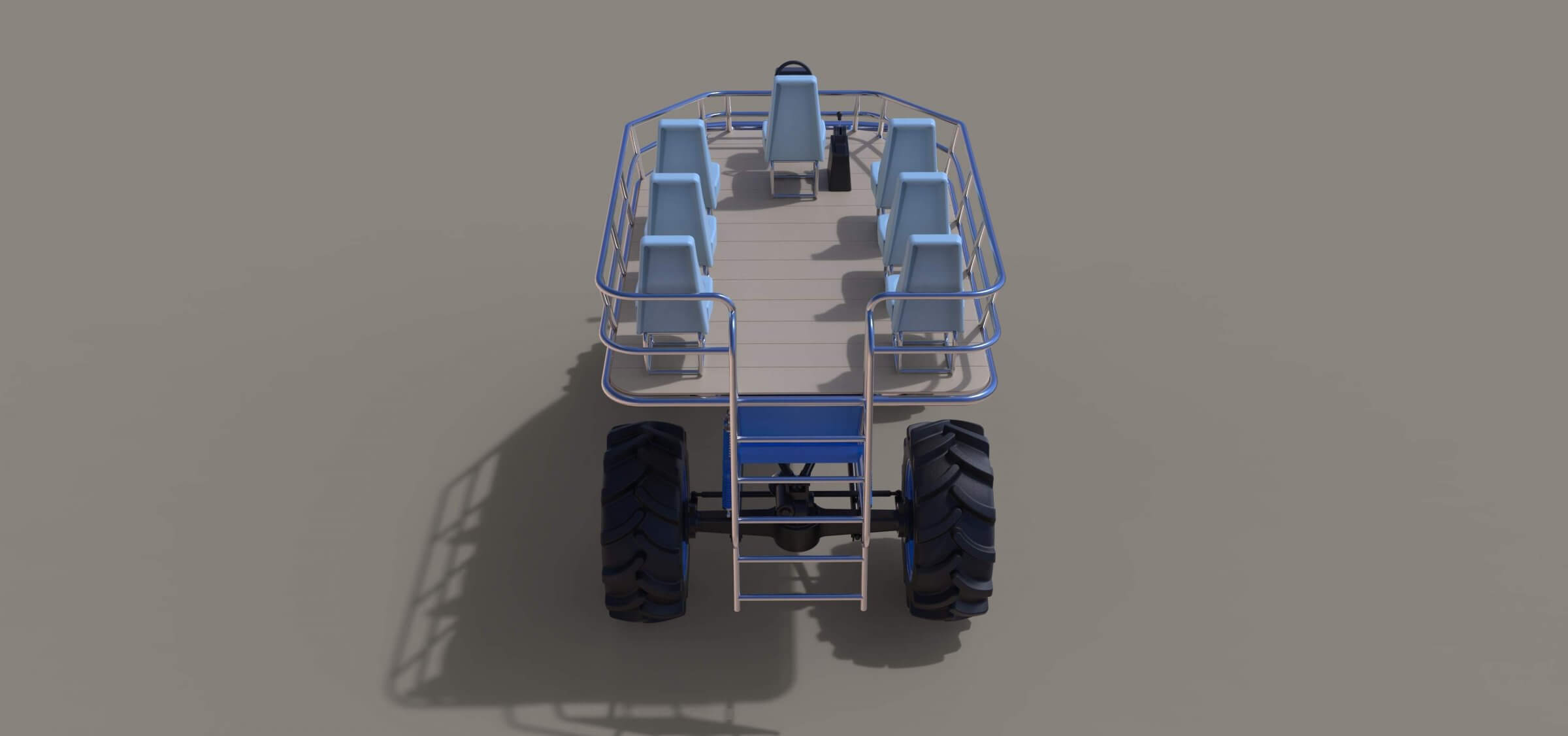 Platform Buggy - 3D Model by TechItemsRock