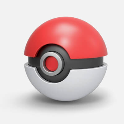 Poke Ball Concept - 3D Model by TechItemsRock