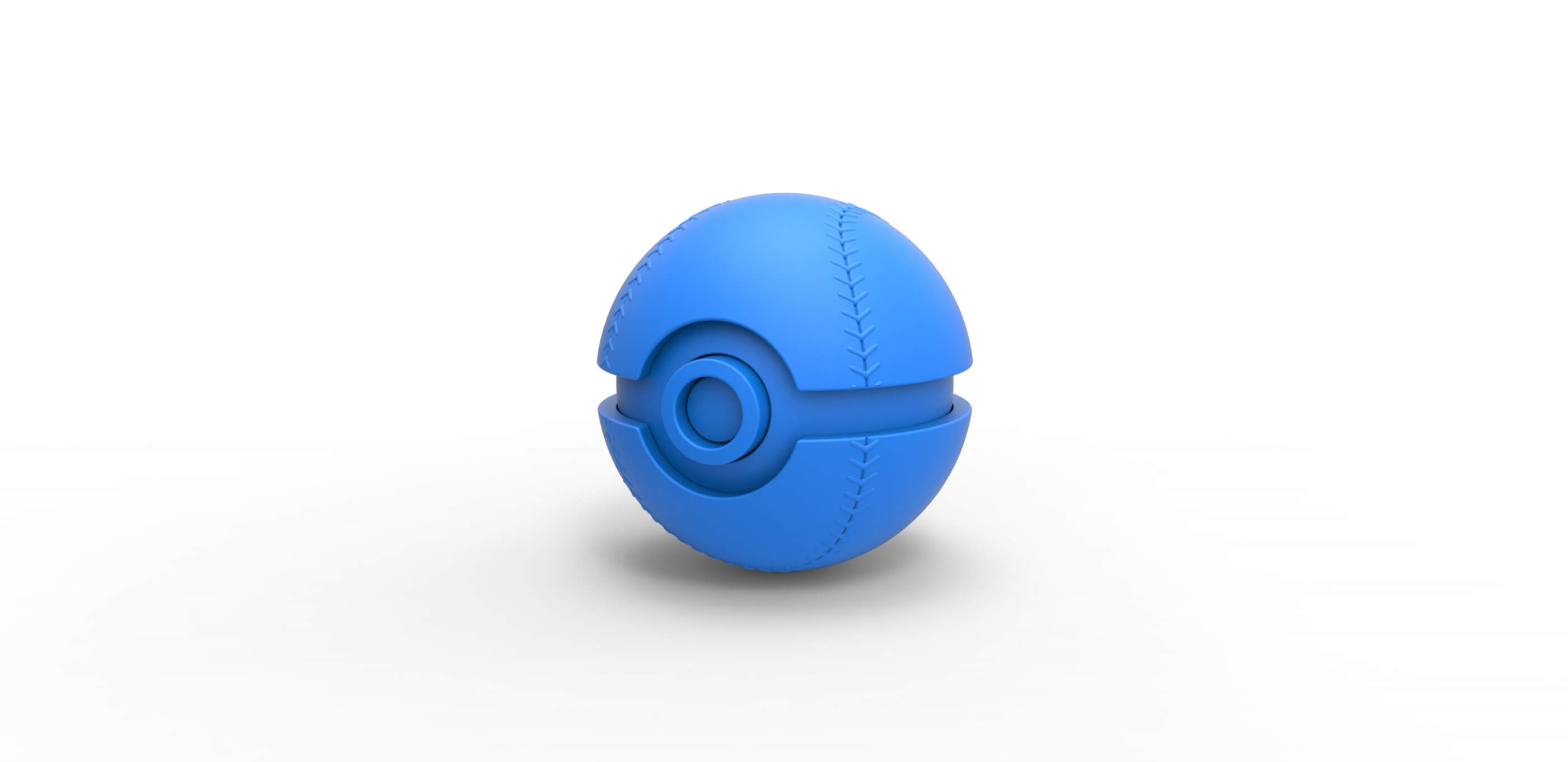 Baseball Style Orb - 3D Model by TechItemsRock