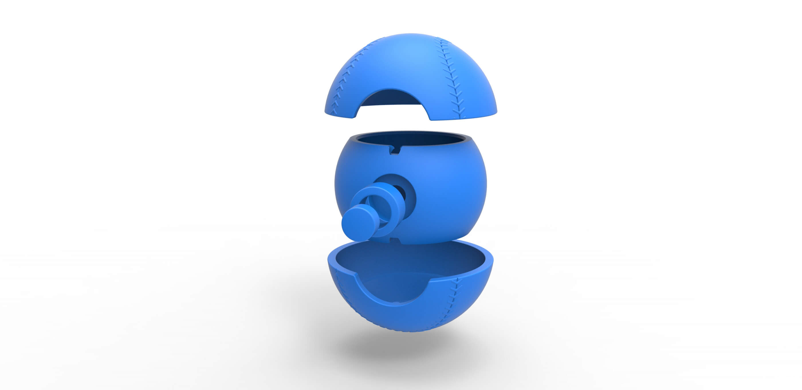 Baseball Style Orb - 3D Model by TechItemsRock