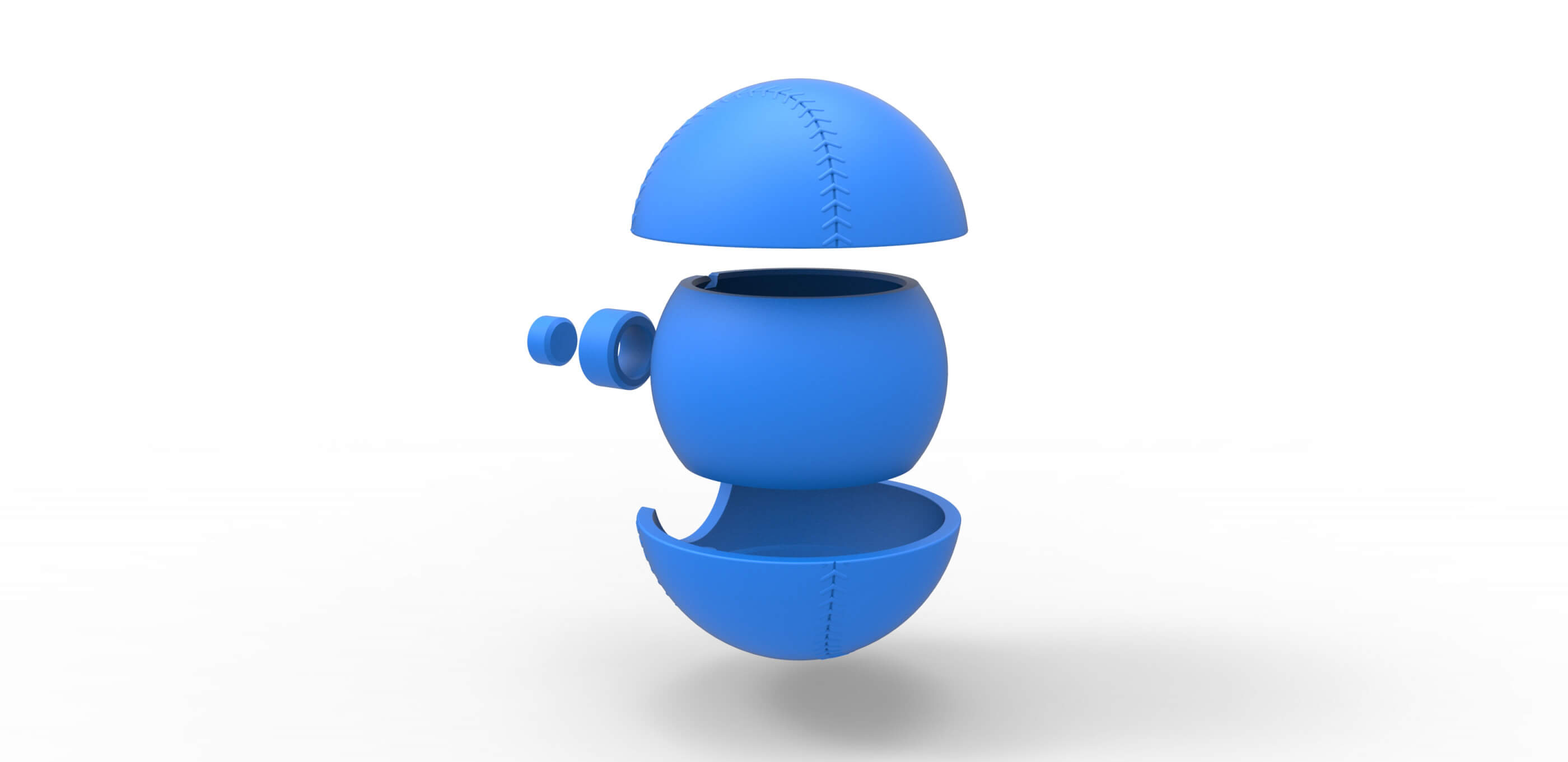 Baseball Style Orb - 3D Model by TechItemsRock