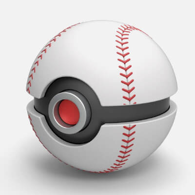 Baseball Style Orb - 3D Model by TechItemsRock