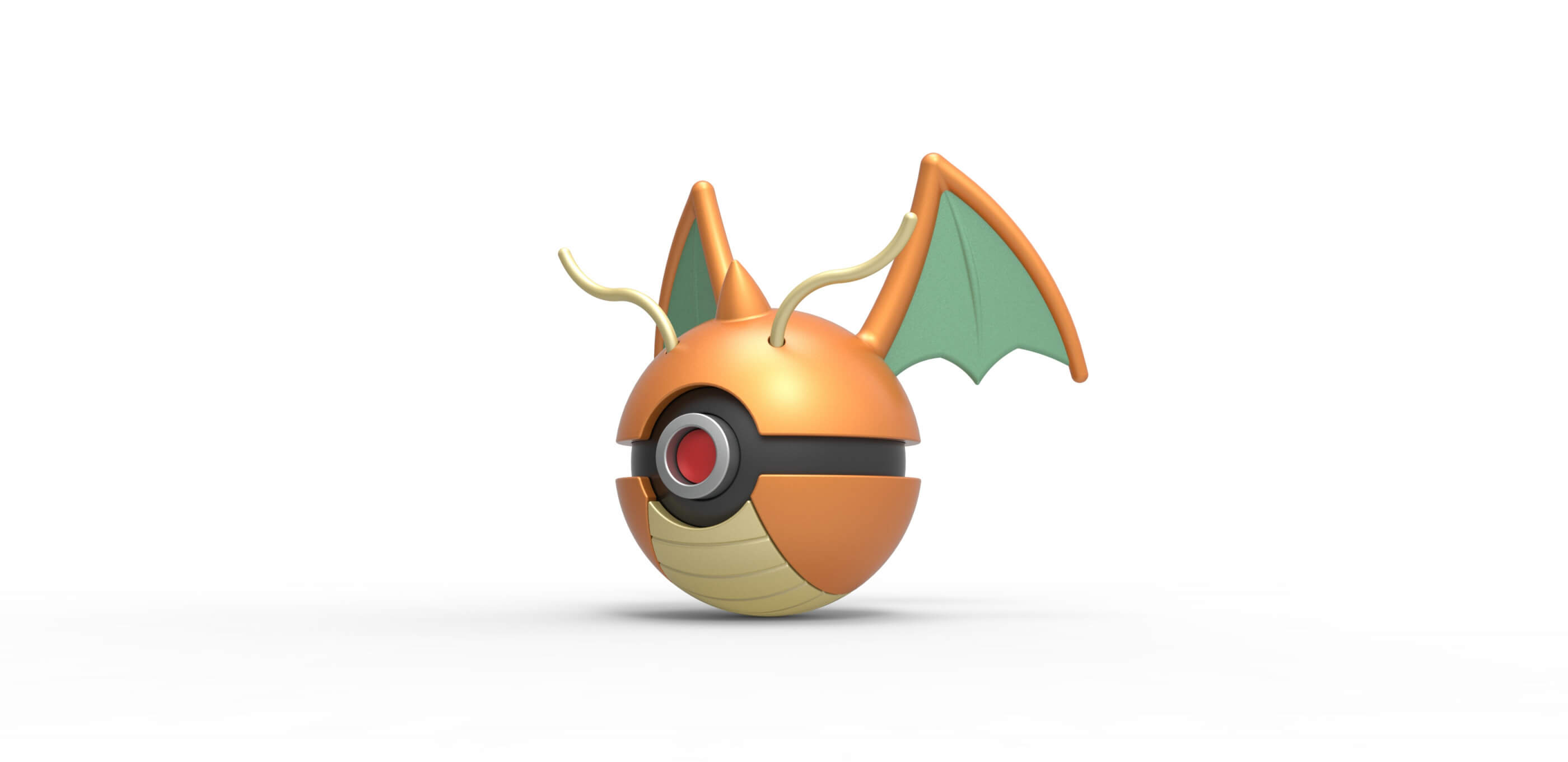Dragonite Orb - 3D Model by TechItemsRock