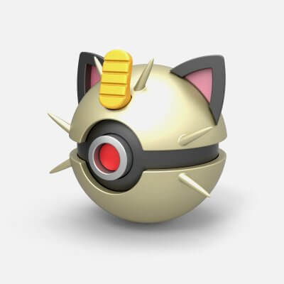Meowth Orb Concept - 3D Model by TechItemsRock