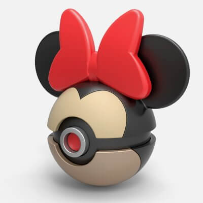 Mickey Mouse Orb - 3D Model by TechItemsRock