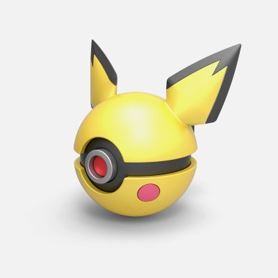 Pichu Orb Concept - 3D Model by TechItemsRock